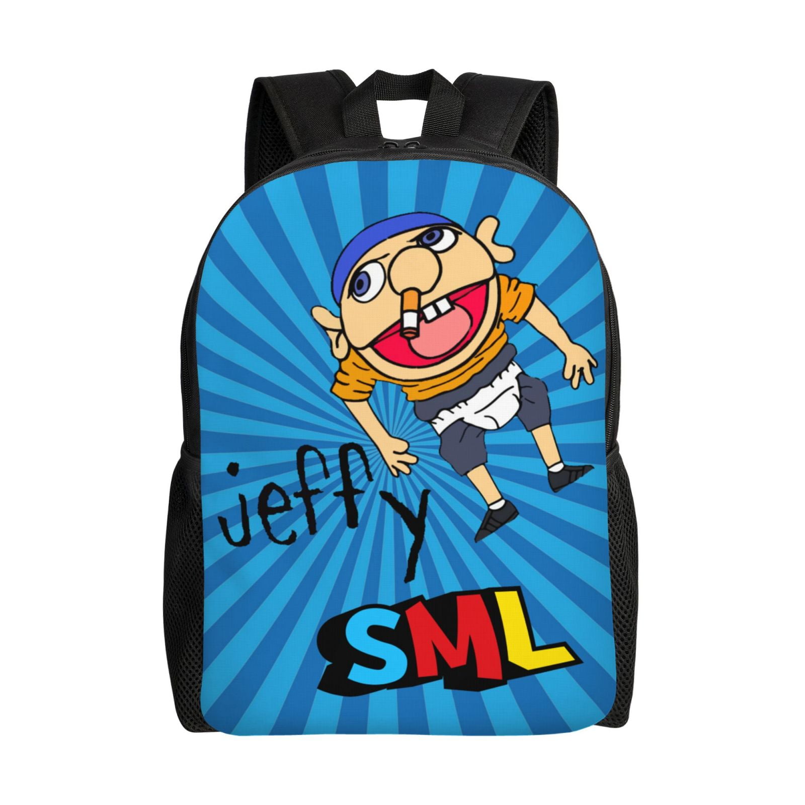 SML Jeffy Logo Unisex Backpack Laptop School Bag College Student ...