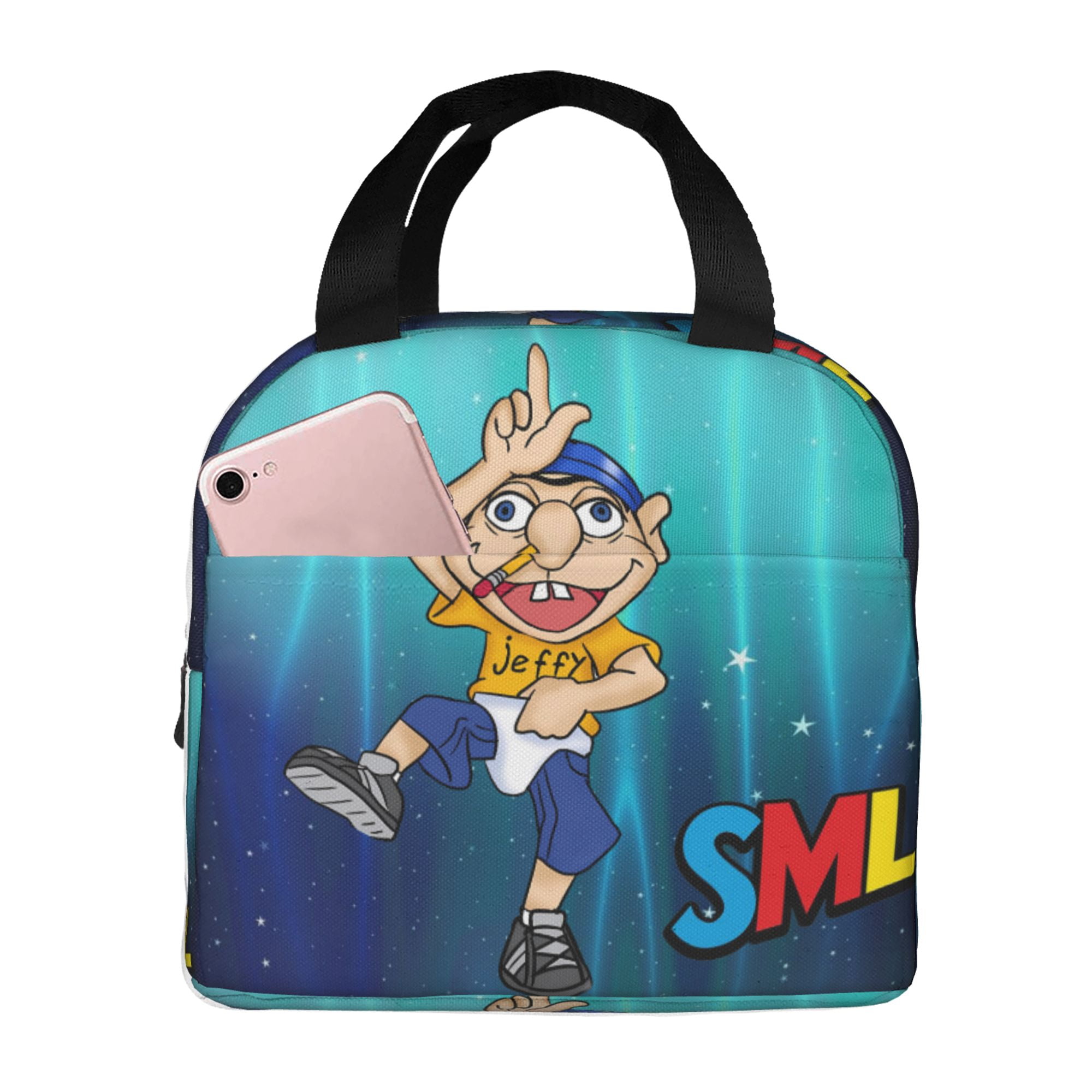 SML Jeffy Lunch Bag Tote Bag Insulated Lunch Box Picnic Beach Fishing ...