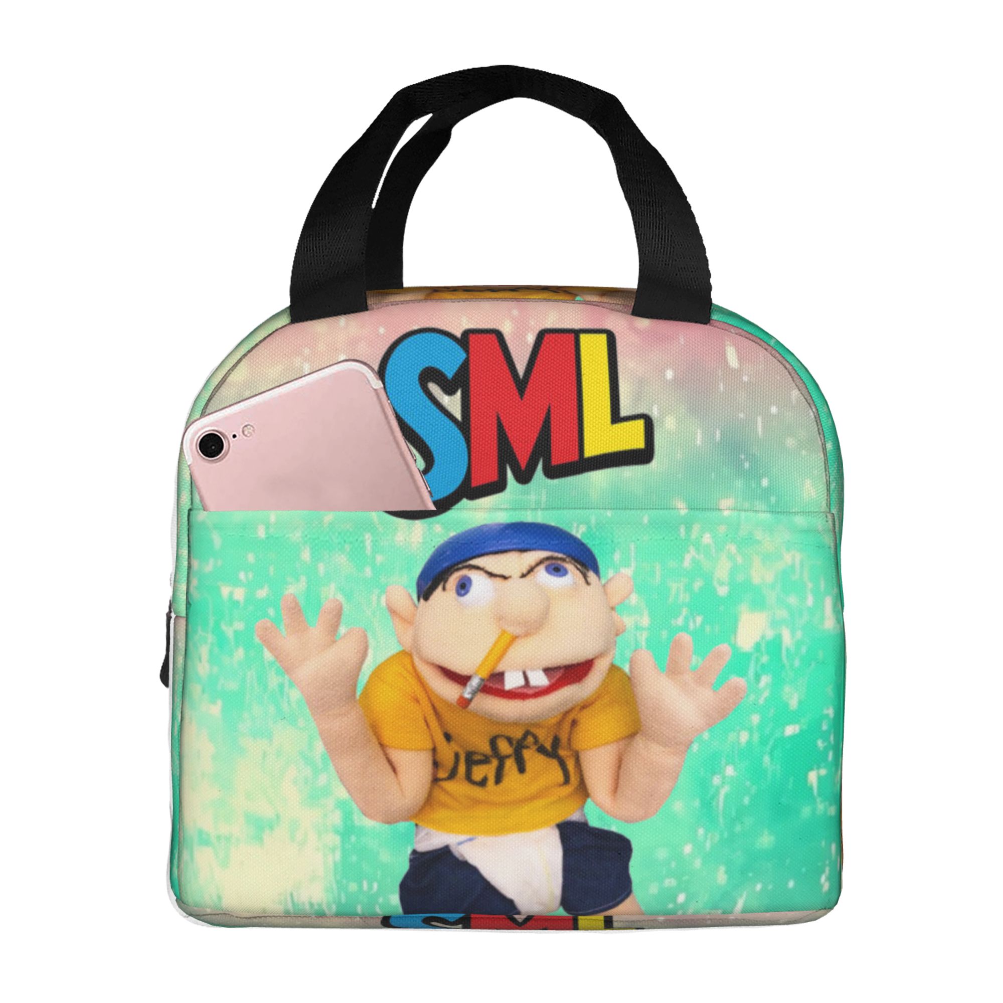 SML Jeffy Lunch Bag Tote Bag Insulated Lunch Box Picnic Beach Fishing ...