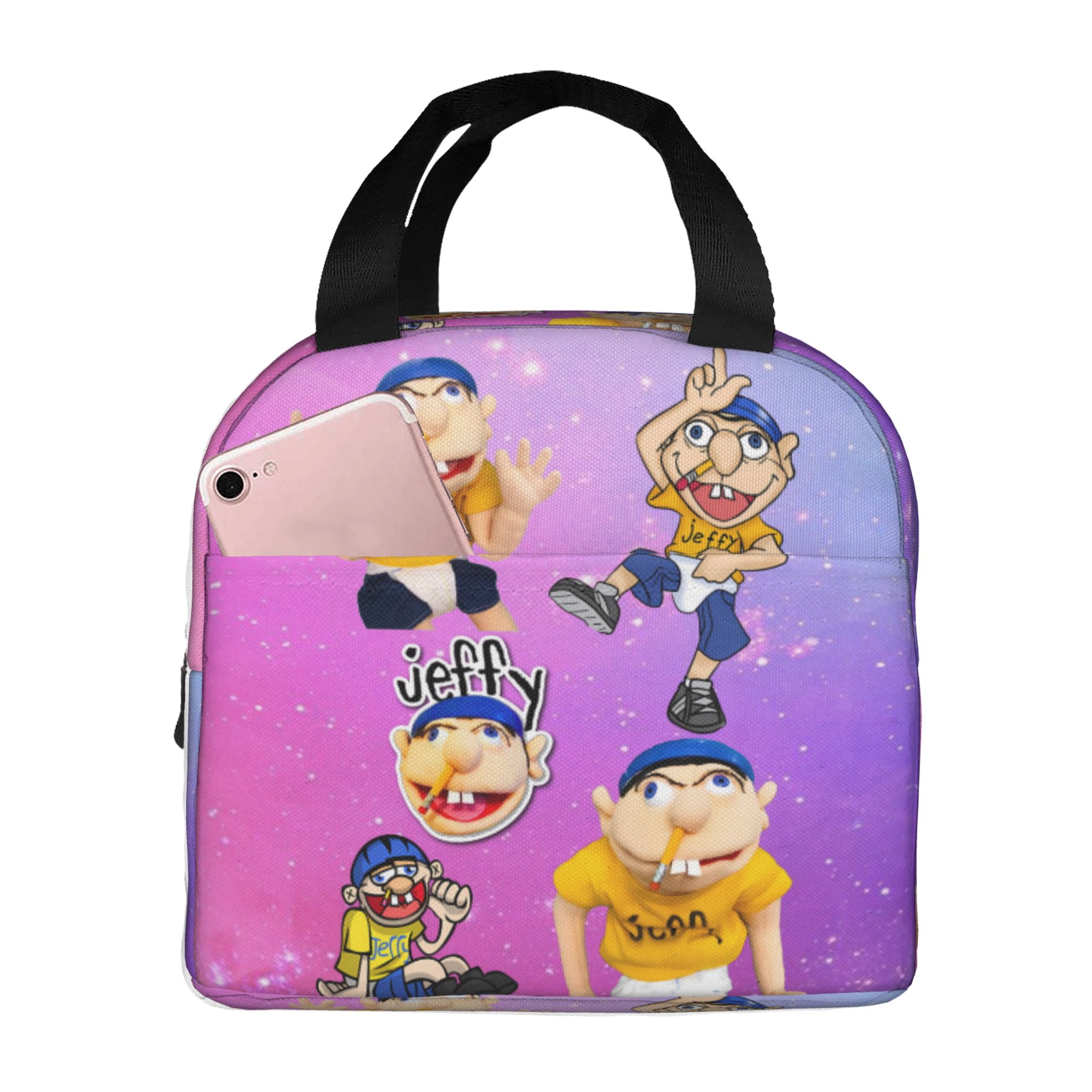 SML Jeffy Lunch Bag Tote Bag Insulated Lunch Box Picnic Beach Fishing ...