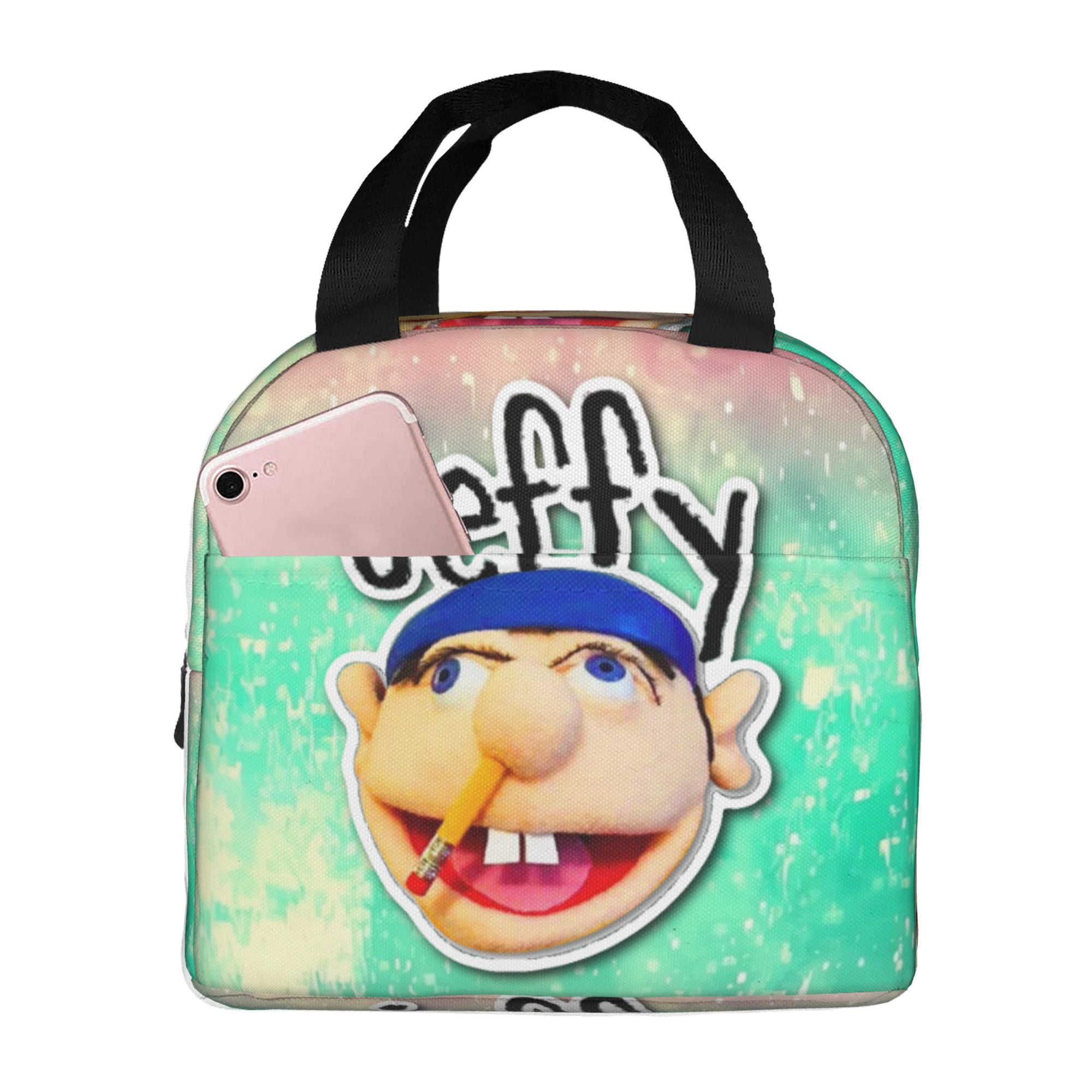 SML Jeffy Lunch Bag Tote Bag Insulated Lunch Box Picnic Beach Fishing ...