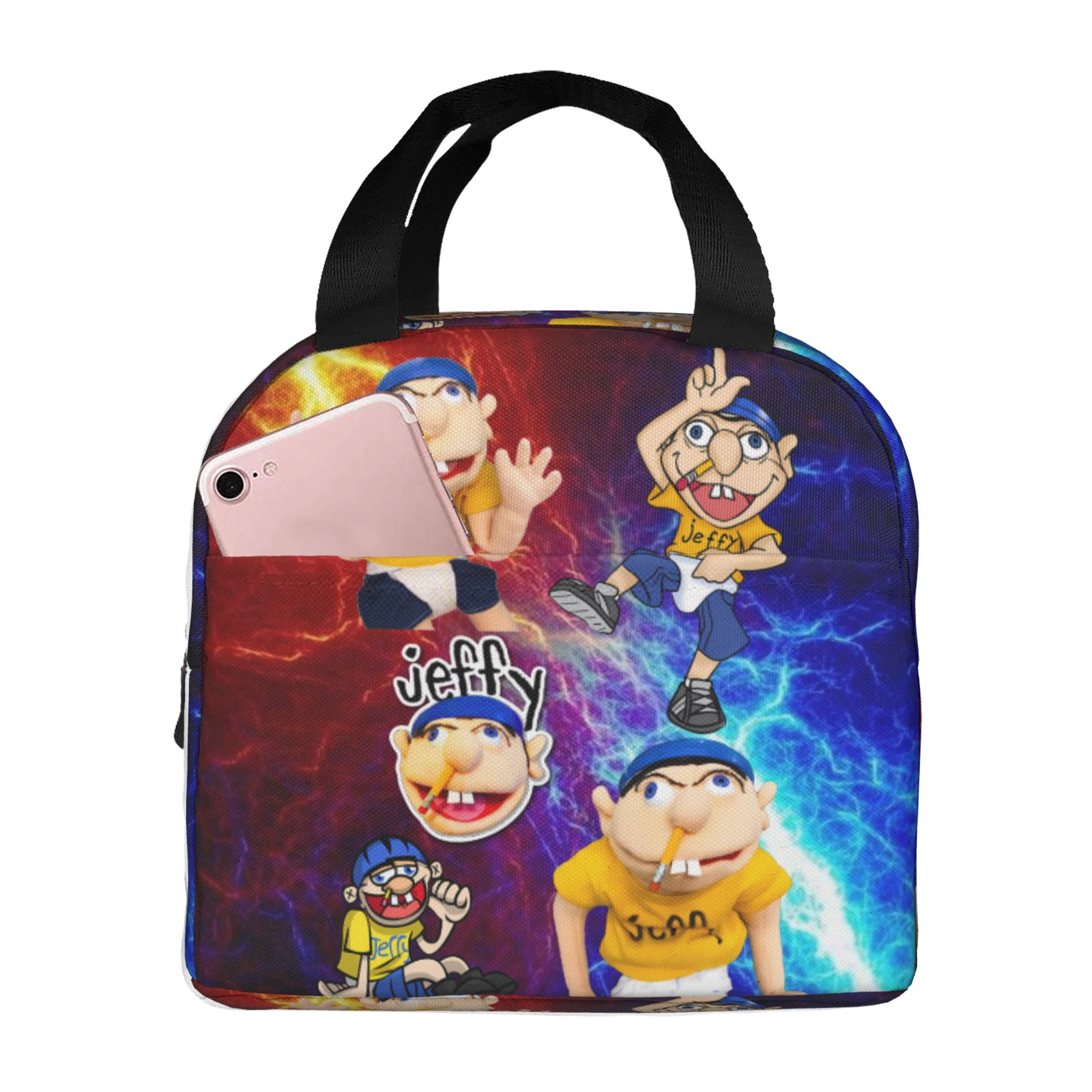 SML Jeffy Lunch Bag Tote Bag Insulated Lunch Box Picnic Beach Fishing ...