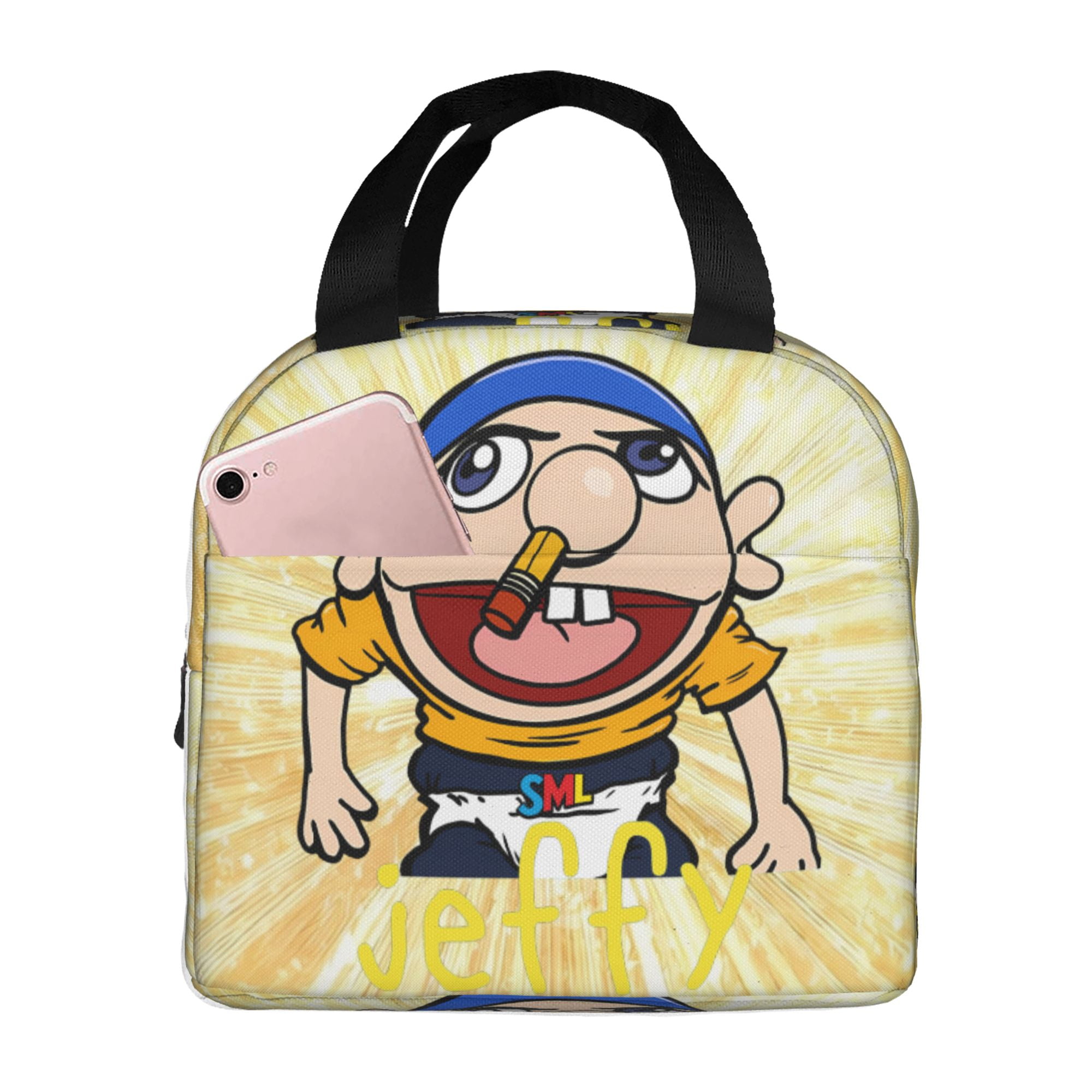 SML Jeffy Lunch Bag Tote Bag Insulated Lunch Box Picnic Beach Fishing ...