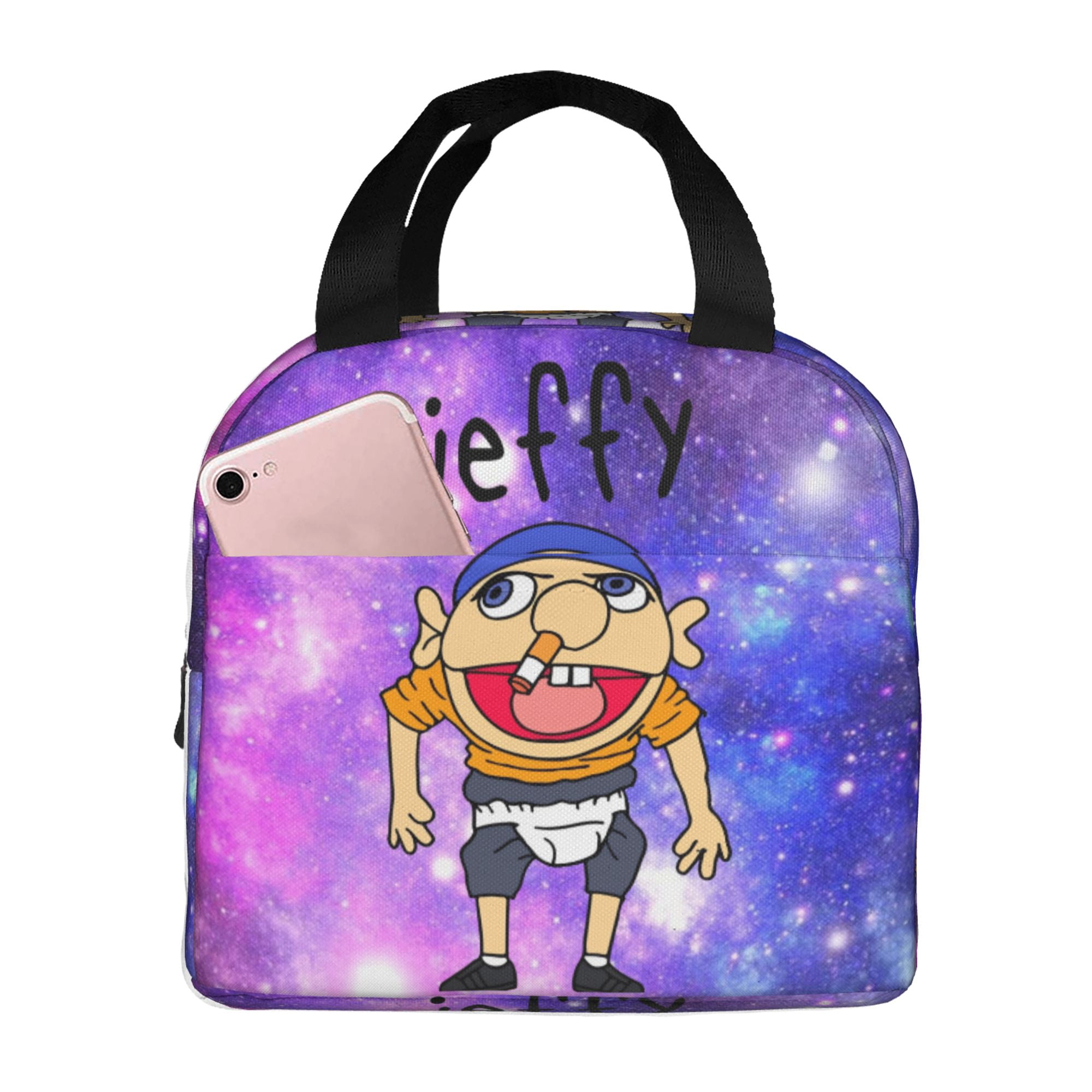 SML Jeffy Lunch Bag Tote Bag Insulated Lunch Box Picnic Beach Fishing ...