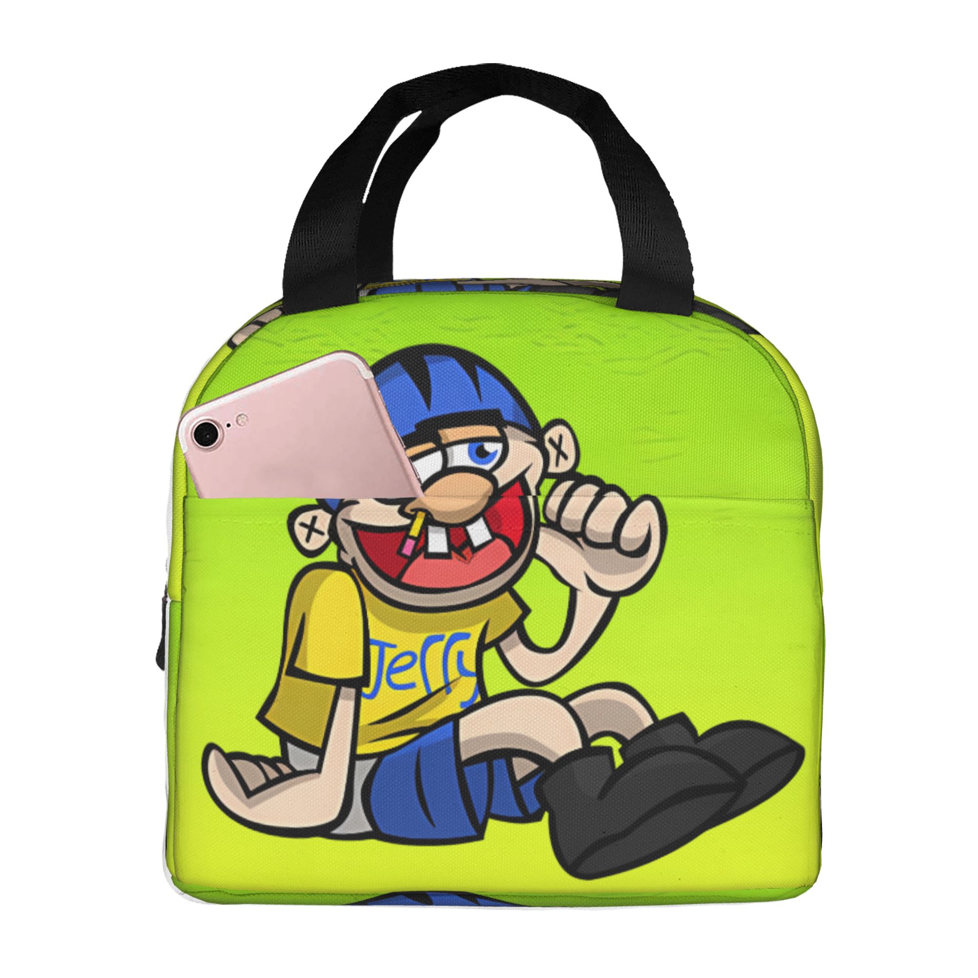 SML Jeffy Lunch Bag Tote Bag Insulated Lunch Box Picnic Beach Fishing ...