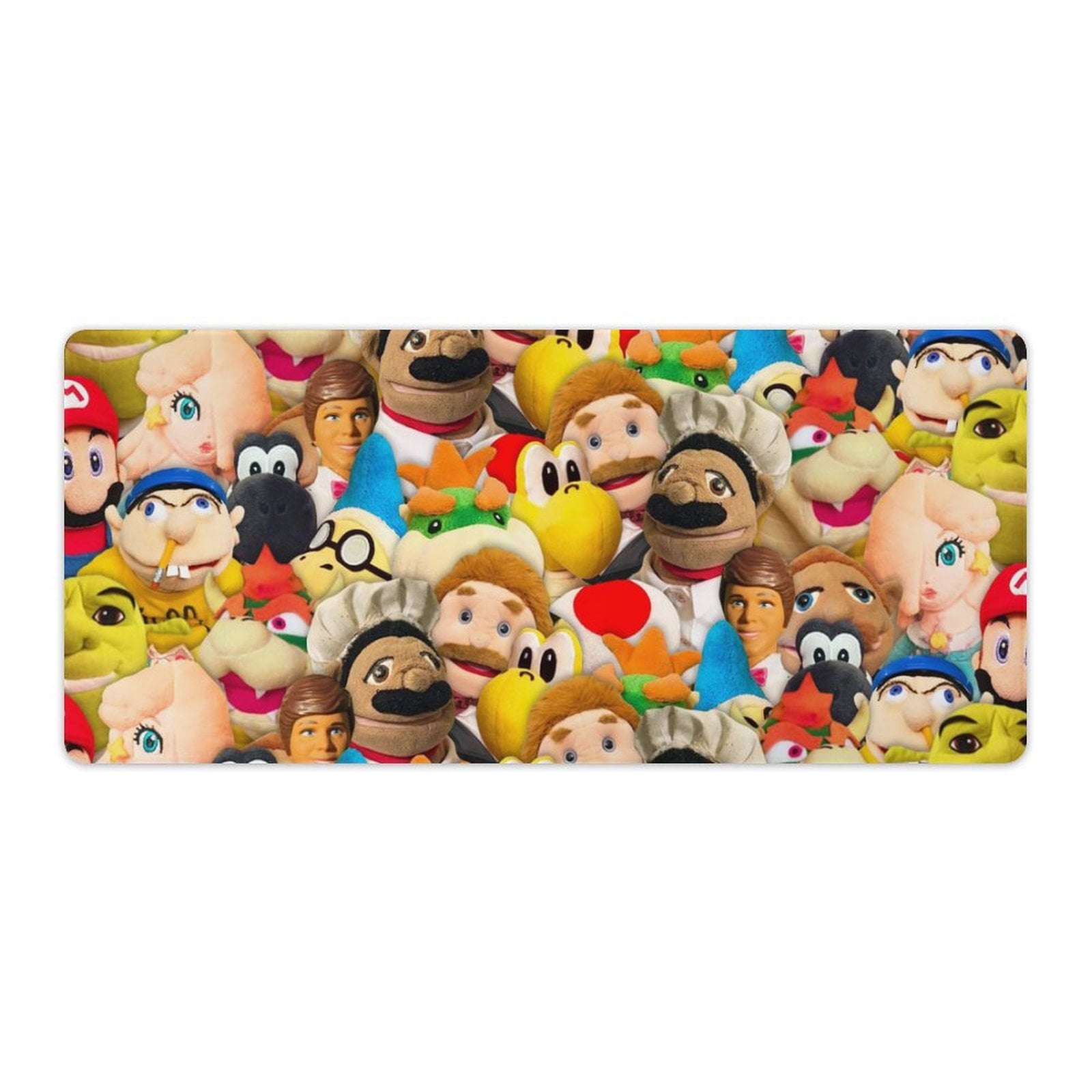 SML Jeffy Mario Extended Gaming Mouse Pad No-sliped Large Desk Mat ...