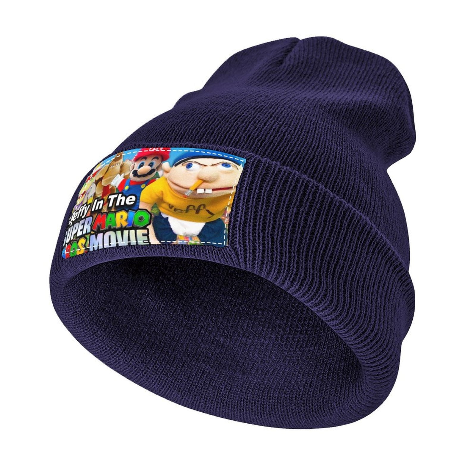 SML Jeffy Mario Stretchable Knitted Beanie Hat Daily Winter Warm Soft ...