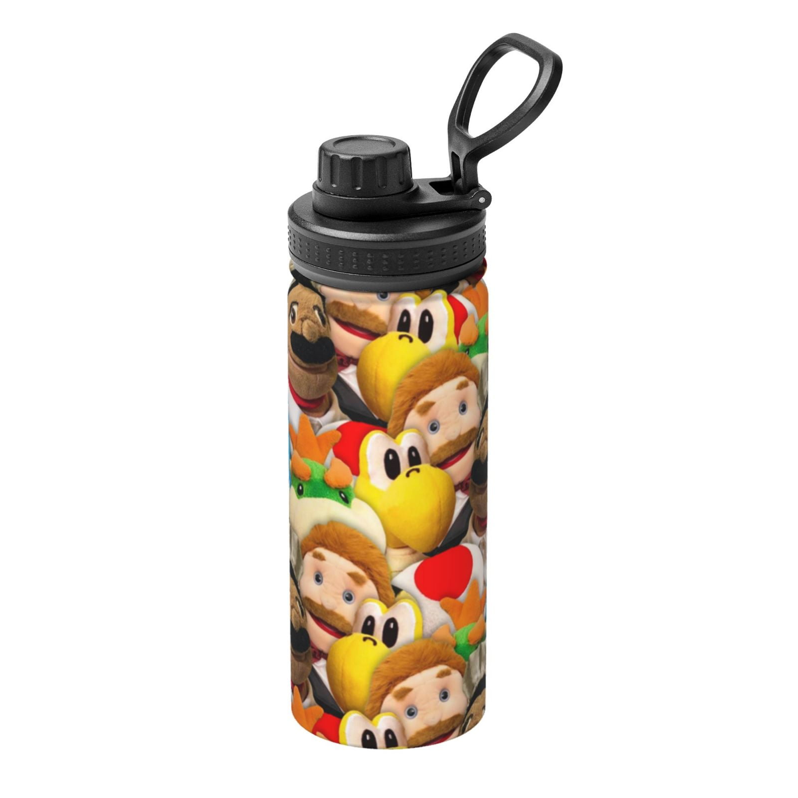 SML Jeffy Mario Unisex Sports Insulated Water Bottles Kettle Stainless ...