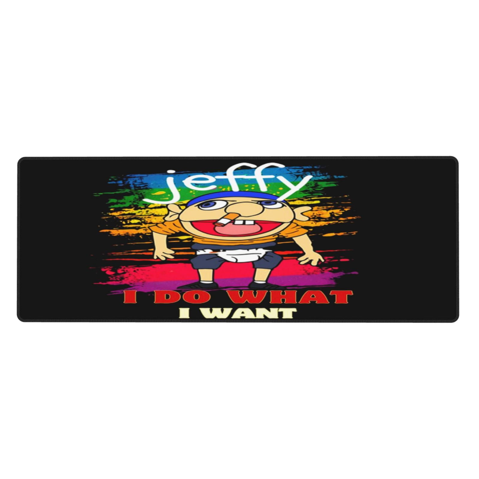 SML Jeffy Mouse Pad Desk Mat Large Keyboard Pad Non-Slip Computer Mouse ...