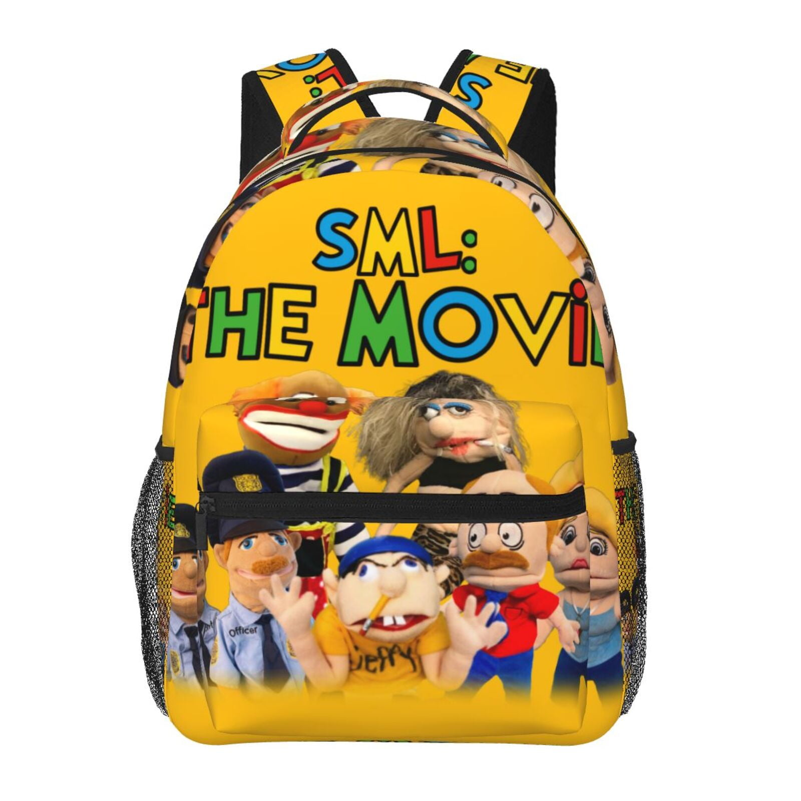 SML Jeffy Movie Adjustable Laptop Backpack School Student Book Bag ...