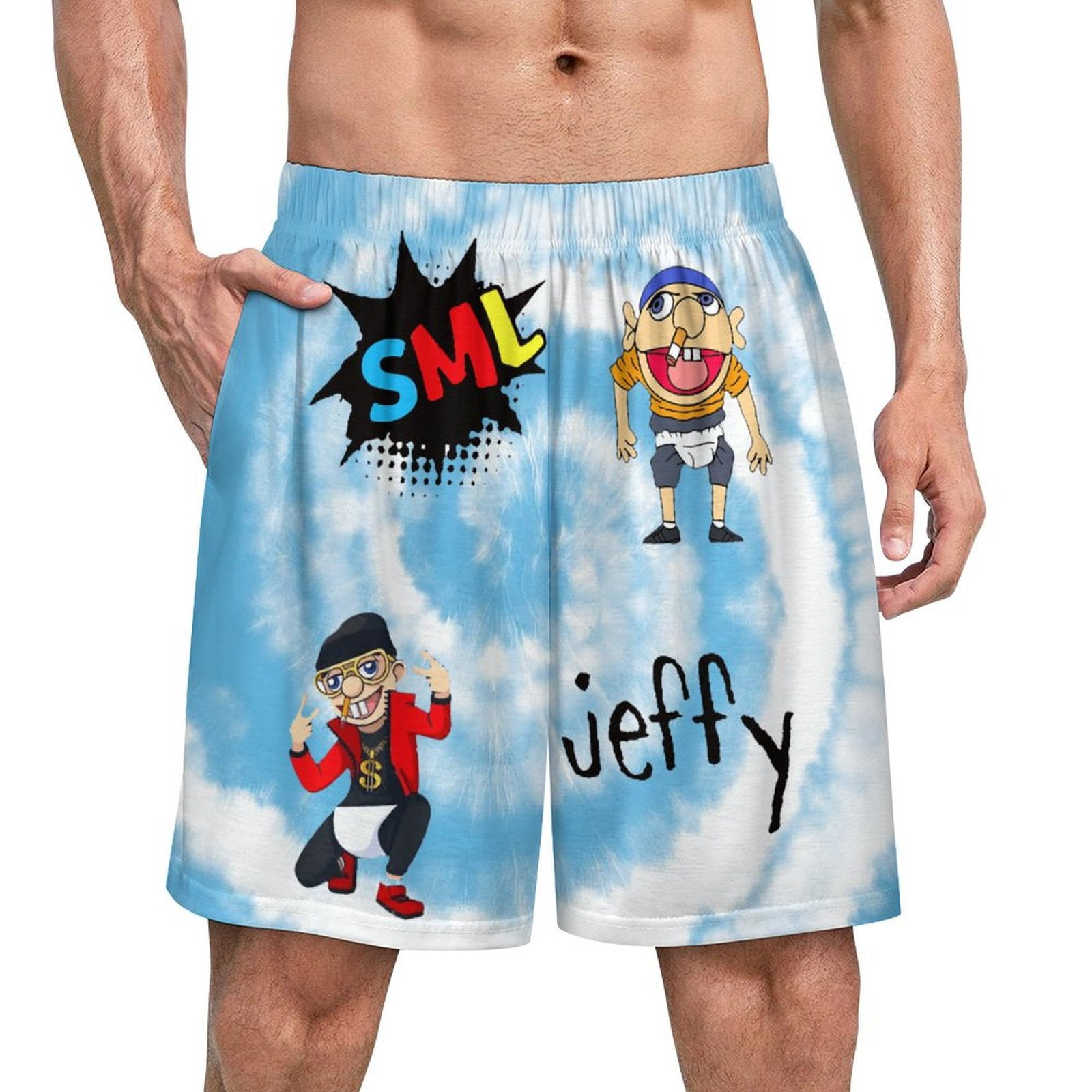 SML Jeffy Pajama Pants For Men Lounge Shorts Bottoms Sleepwear Daily ...