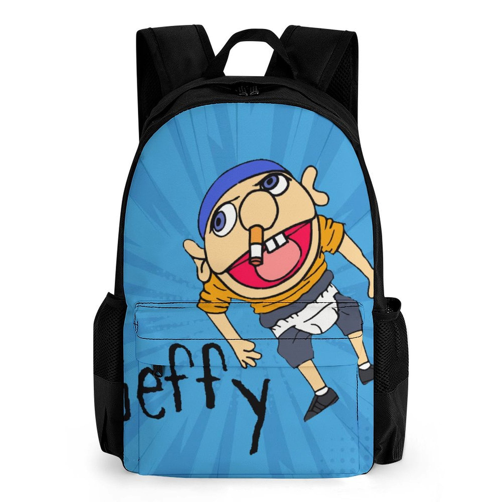 SML Jeffy Puppet Backpack Laptop Bag Large Capacity Multipurpose ...