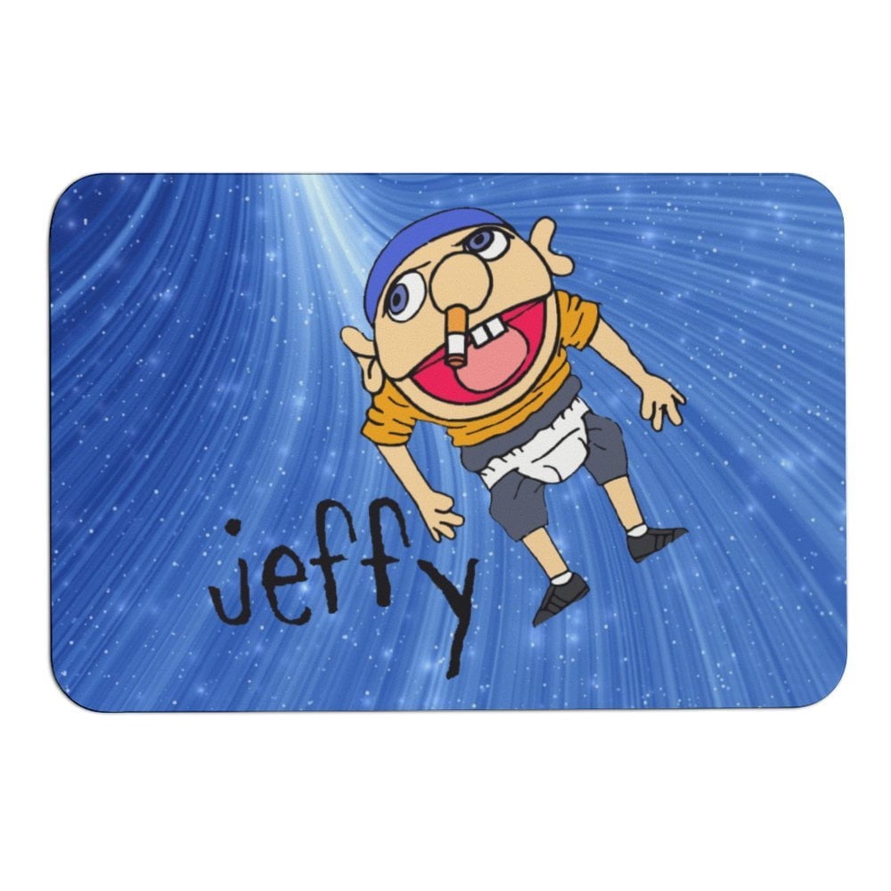 SML Jeffy Puppet Diatom Mud Mat Non Slip Soft Floor Rugs Doormat Super ...