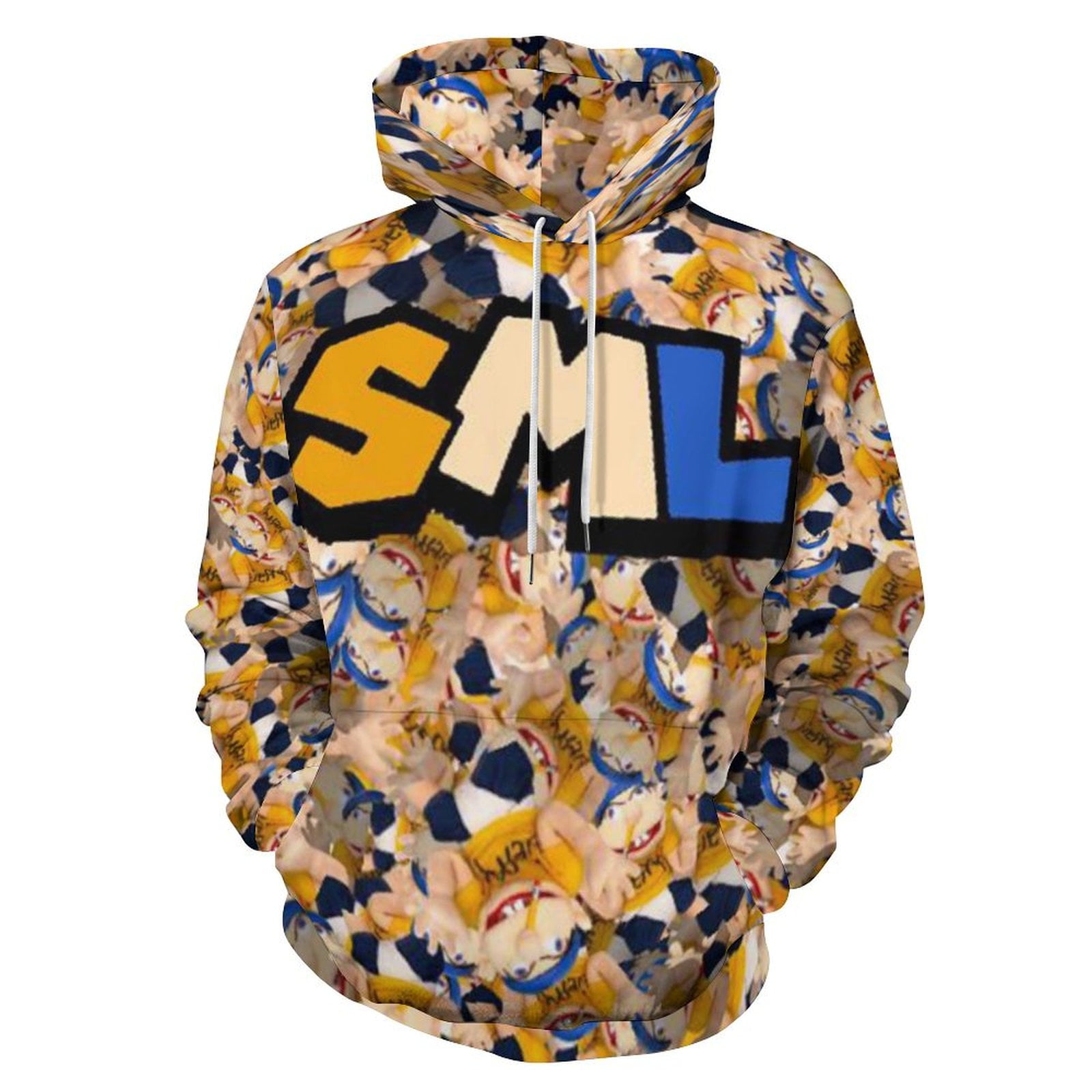 SML Jeffy Puppet Fashion Sweatshirts Hoodies For Mens And Womens 3D ...