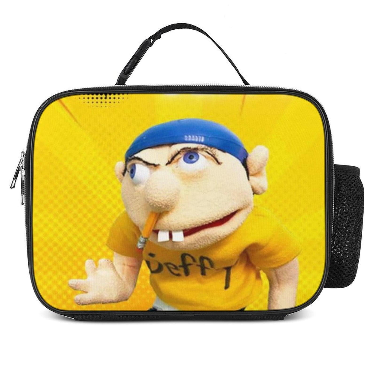 SML Jeffy Puppet Insulated Portable Lunch Bag Bento Bag Lunchbag Lunch ...
