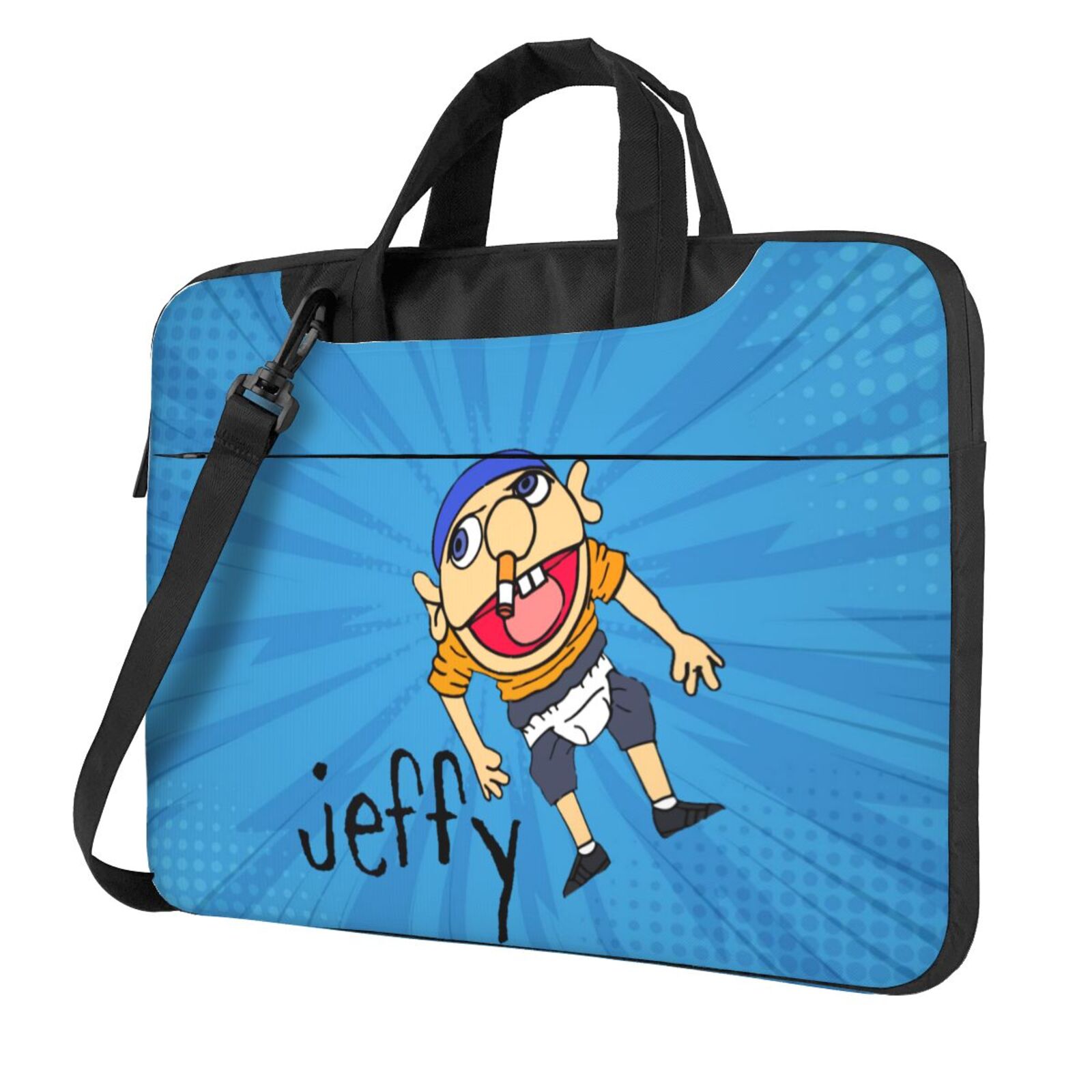 SML Jeffy Puppet Laptop Bag Portable Shoulder Laptop Case Sleeve ...