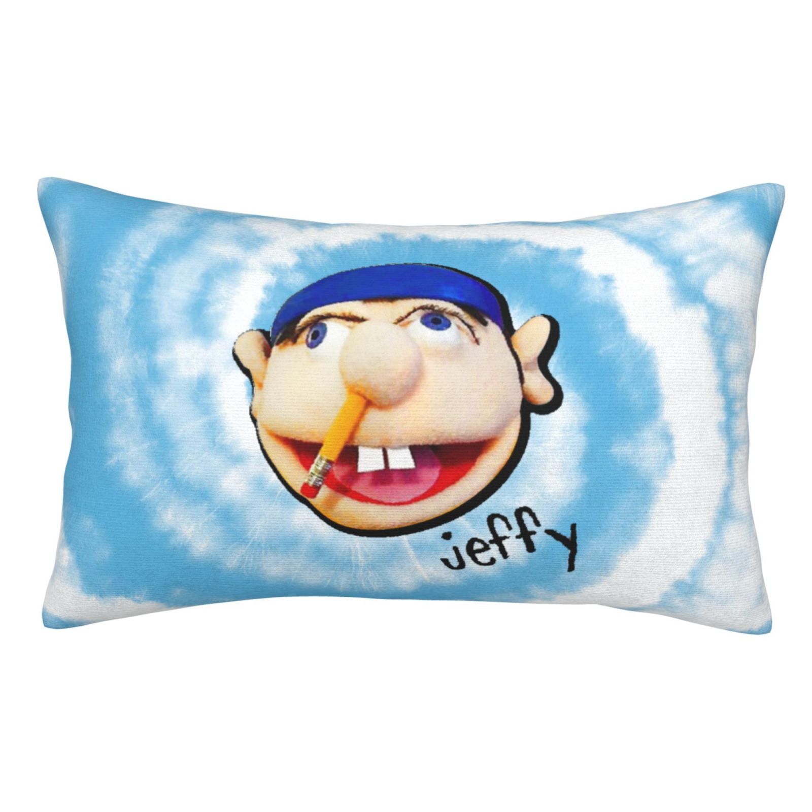 SML Jeffy Puppet Pillowcase Decor Cushion Pillow Covers With Hidden ...