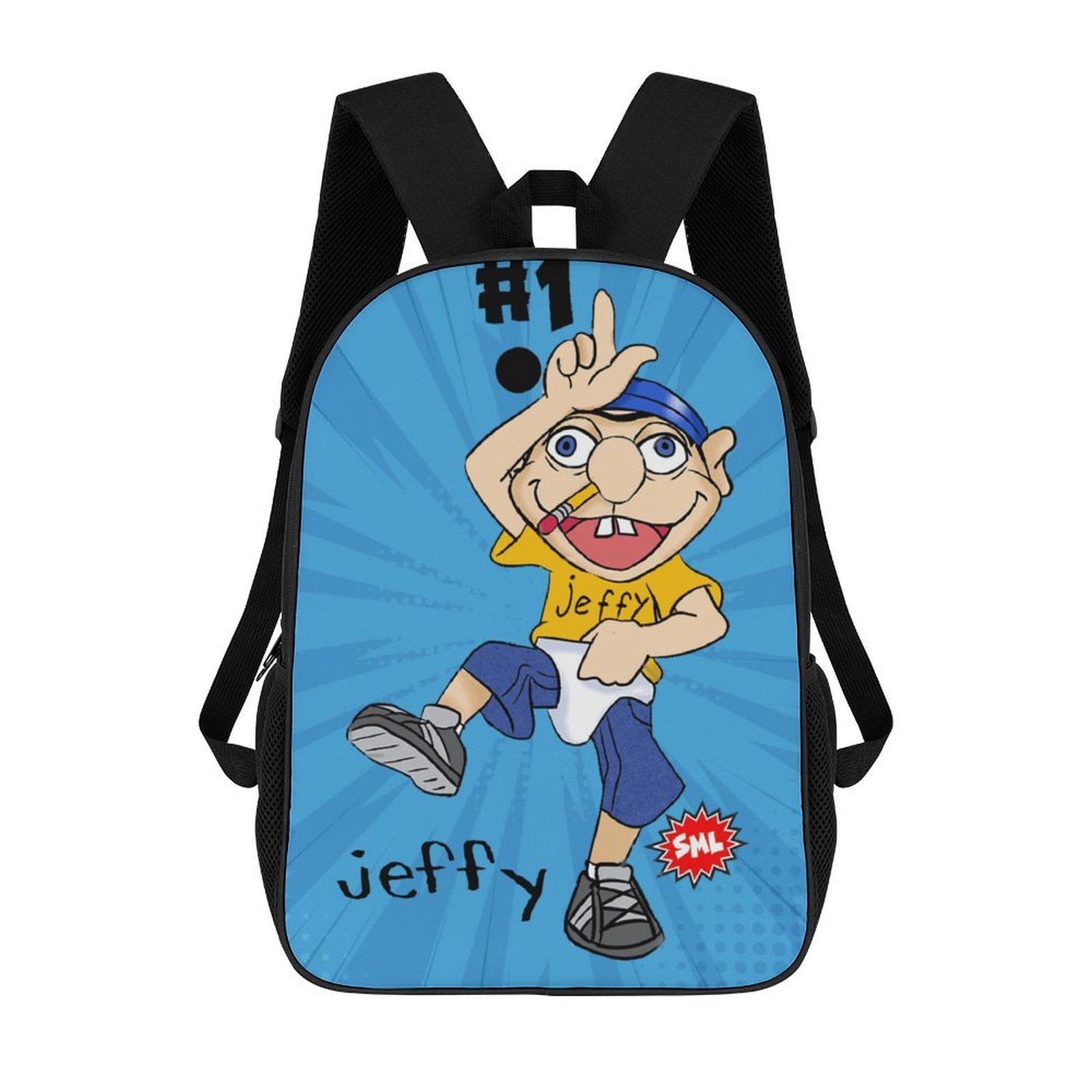 SML Jeffy Puppet School Bag Backpack Multipurpose Daypack Adjustable ...