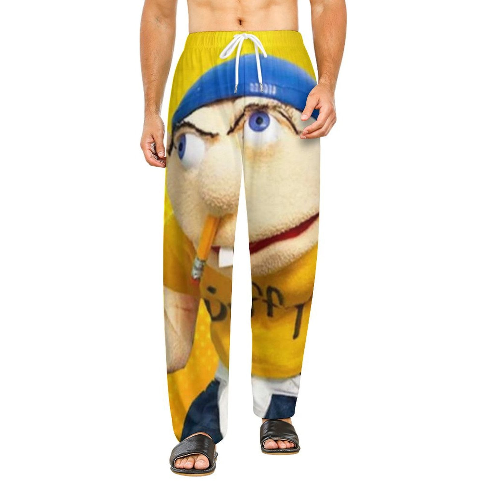 SML Jeffy Puppet Unisex Pajama Pants Bottoms Daily Cozy Soft Lounge ...