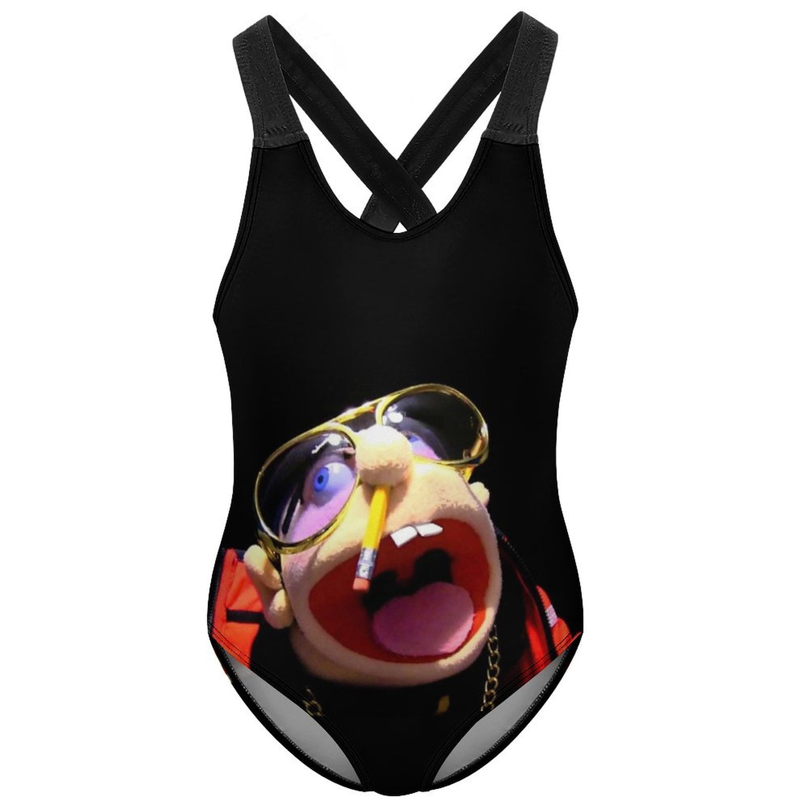 SML Jeffy Rap Girl's One-piece Swimsuit Summer Children's Beach ...