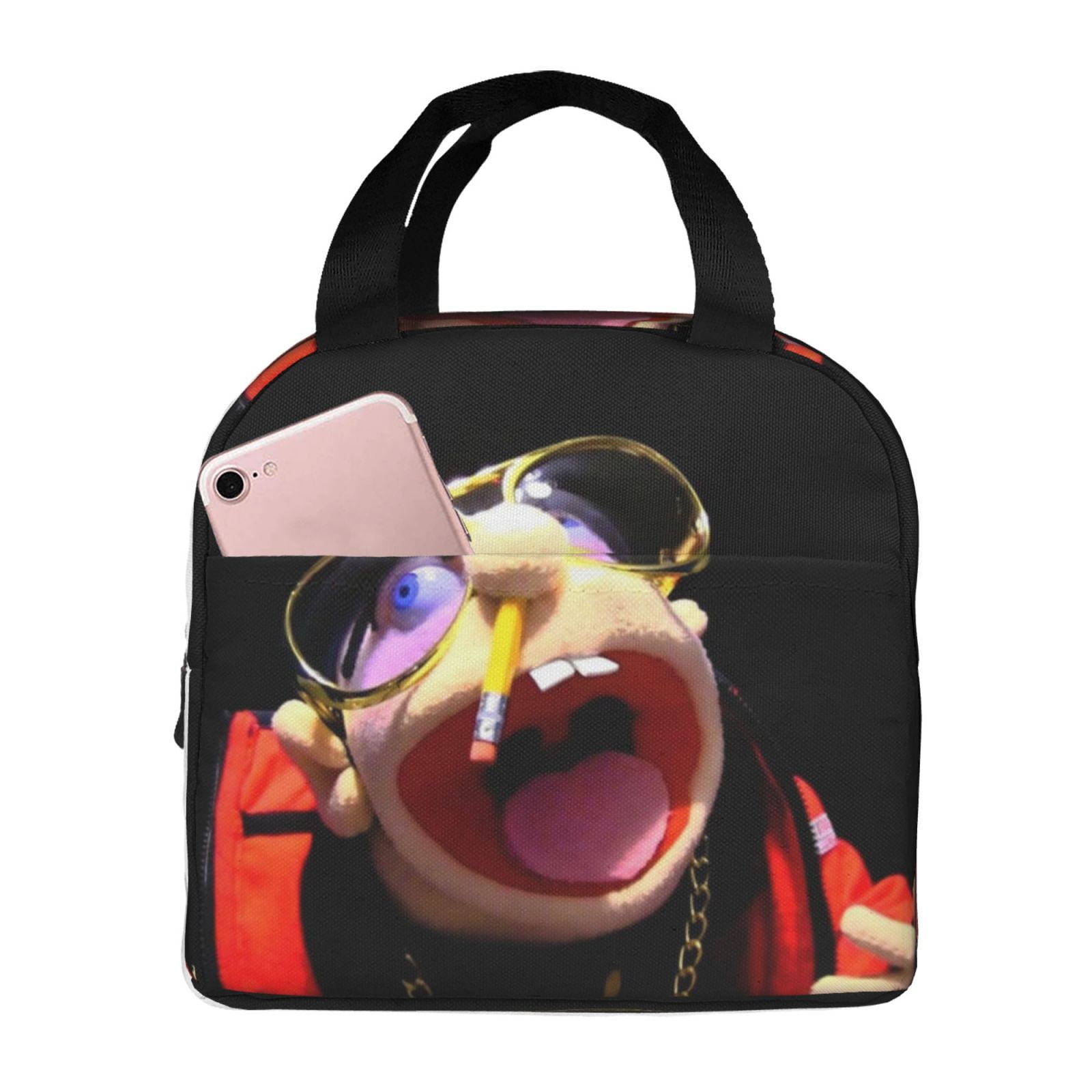 SML Jeffy Rap Portable Lunch Bag For Adult And Kids Reusable Lunch Box ...