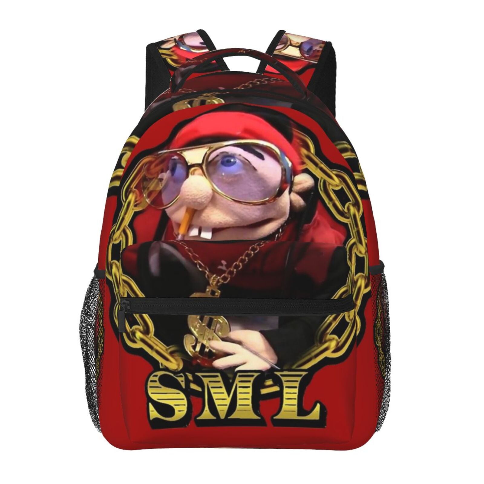 SML Jeffy Rapper Adjustable Laptop Backpack School Student Book Bag ...