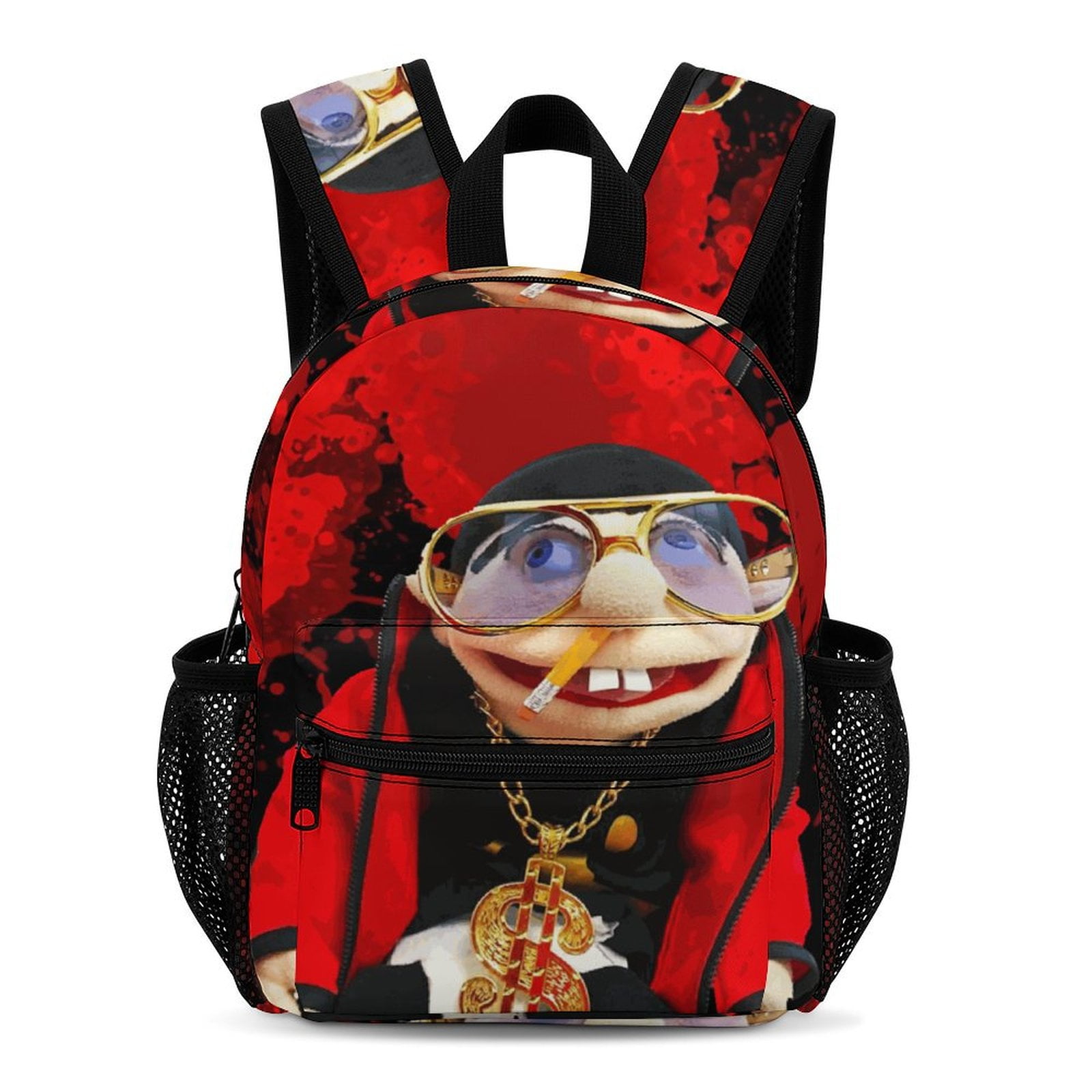 SML Jeffy Rapper Backpack Lightweight School Bag Bookbag Student Satchel Adjustable Daypack ...