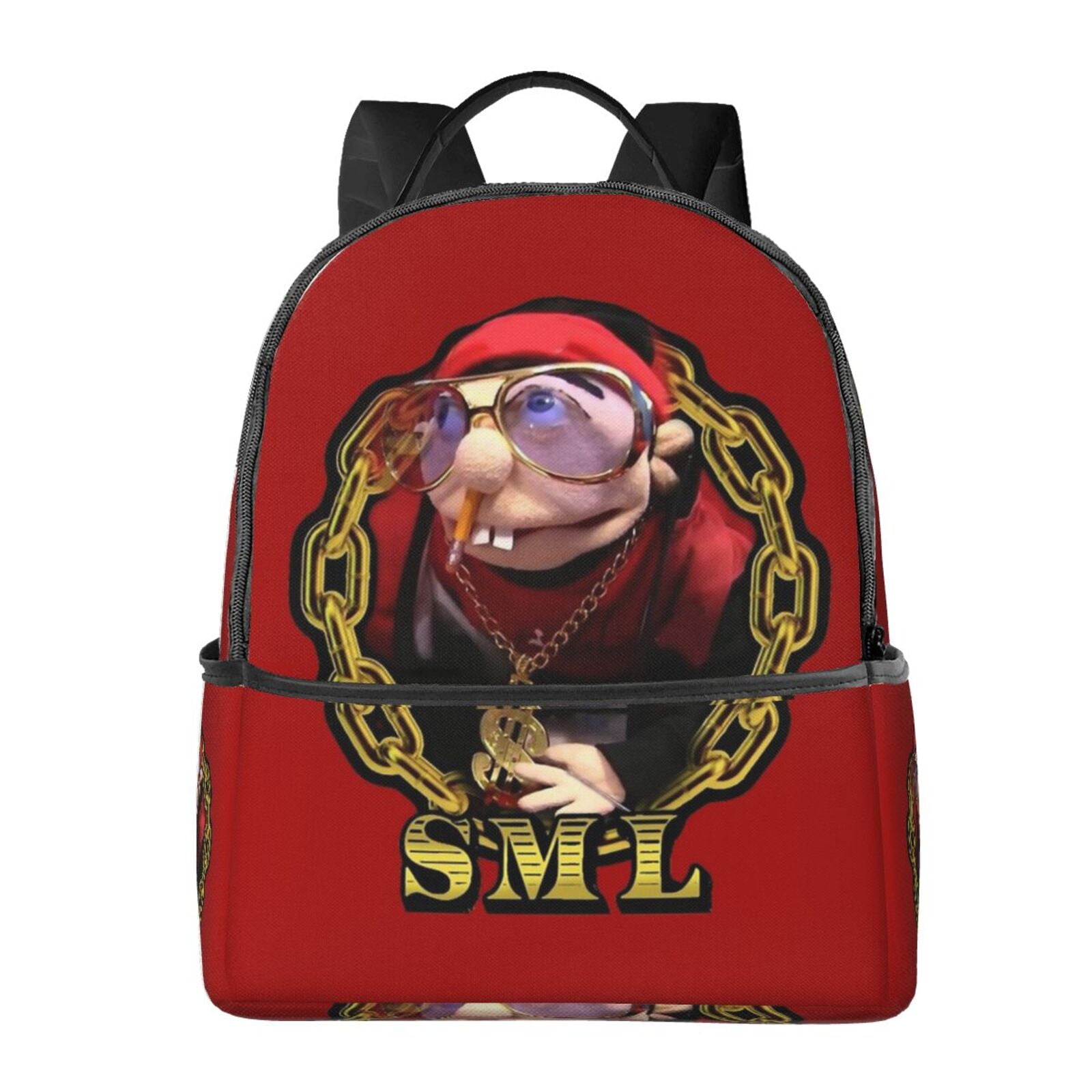 SML Jeffy Rapper Backpack School Bag Bookbag Satchel Large Capacity ...