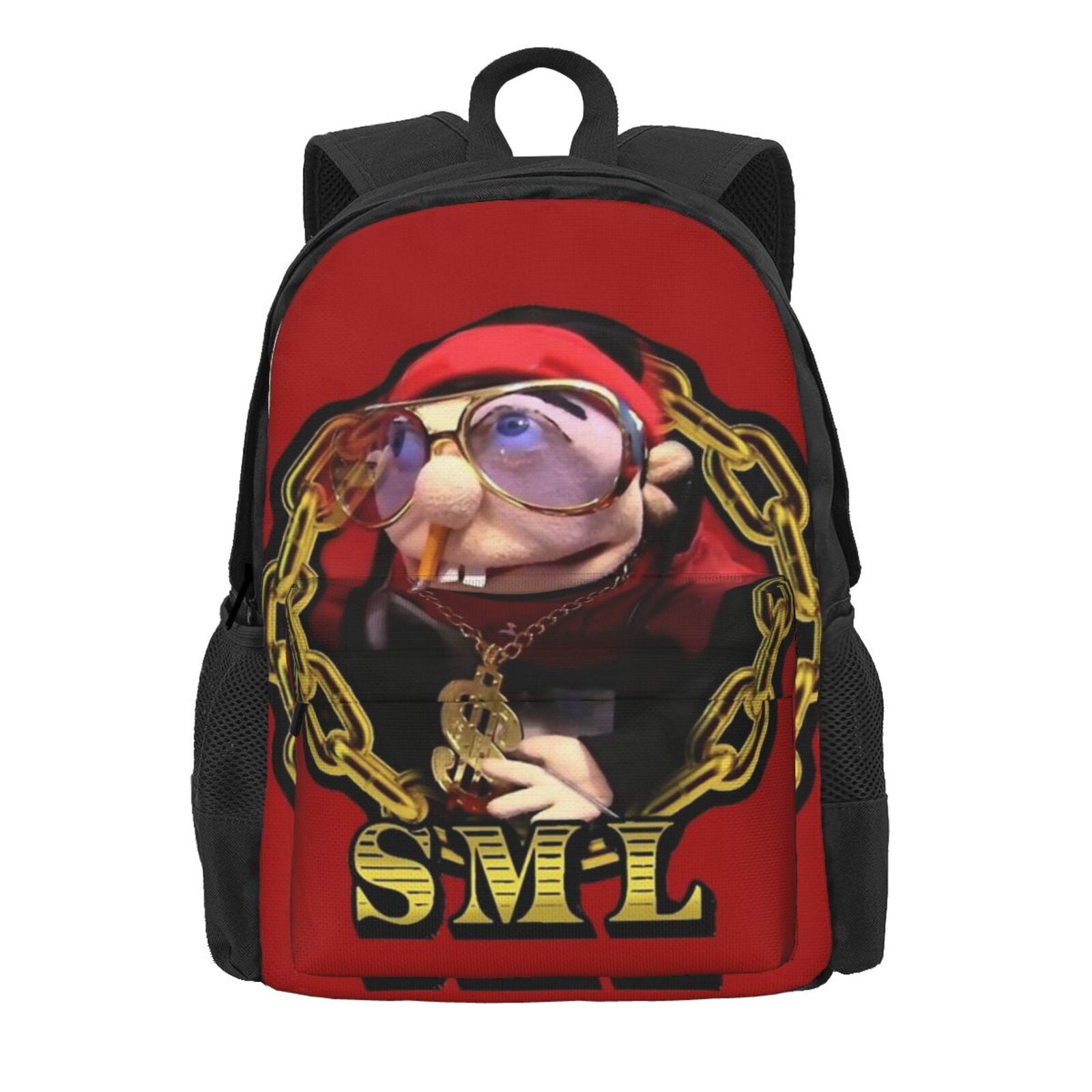SML Jeffy Rapper Backpack Shoulders Daypack School Bag Large Capacity ...