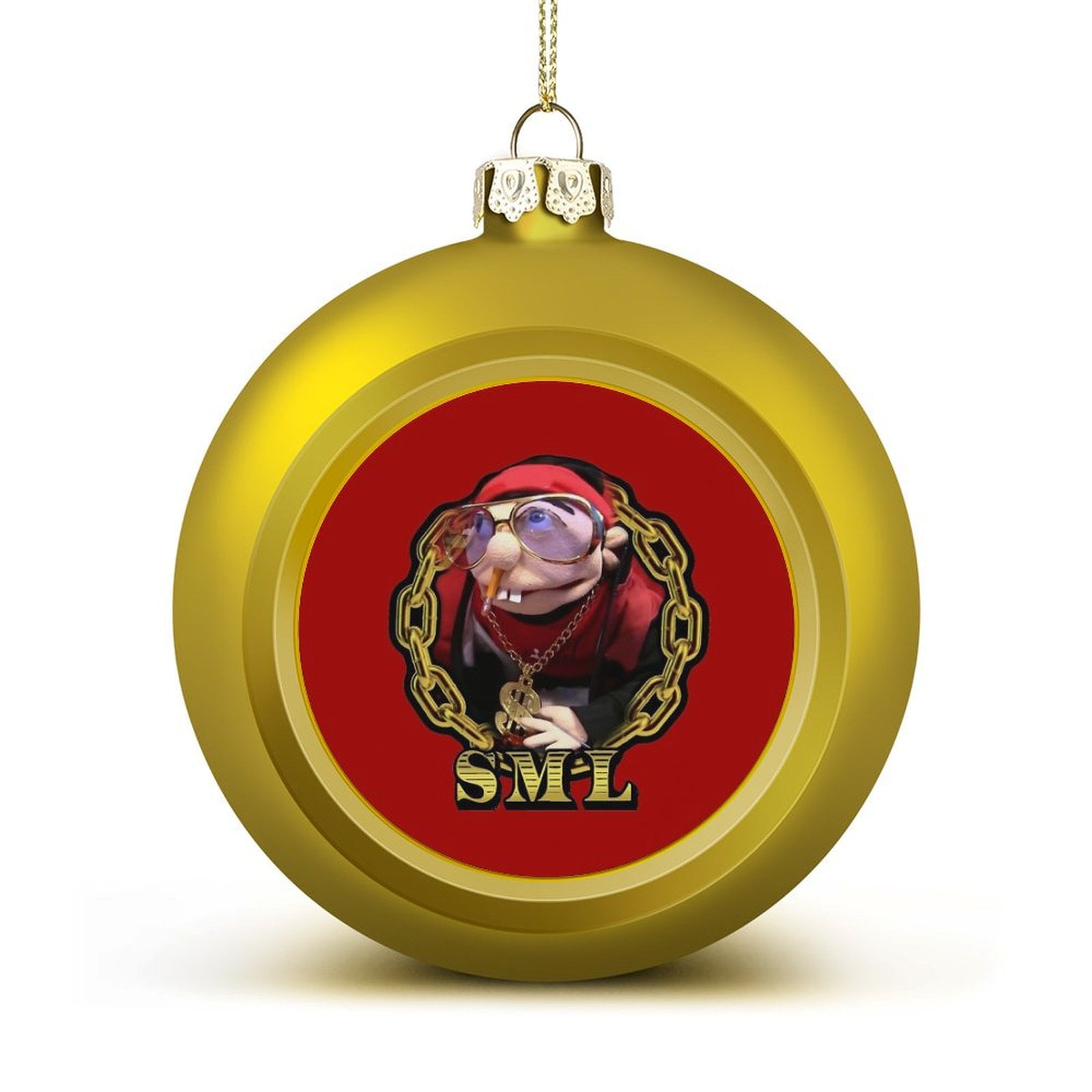 SML Jeffy Rapper Christmas Balls Decor Sparkling Christmas Tree Hanging ...