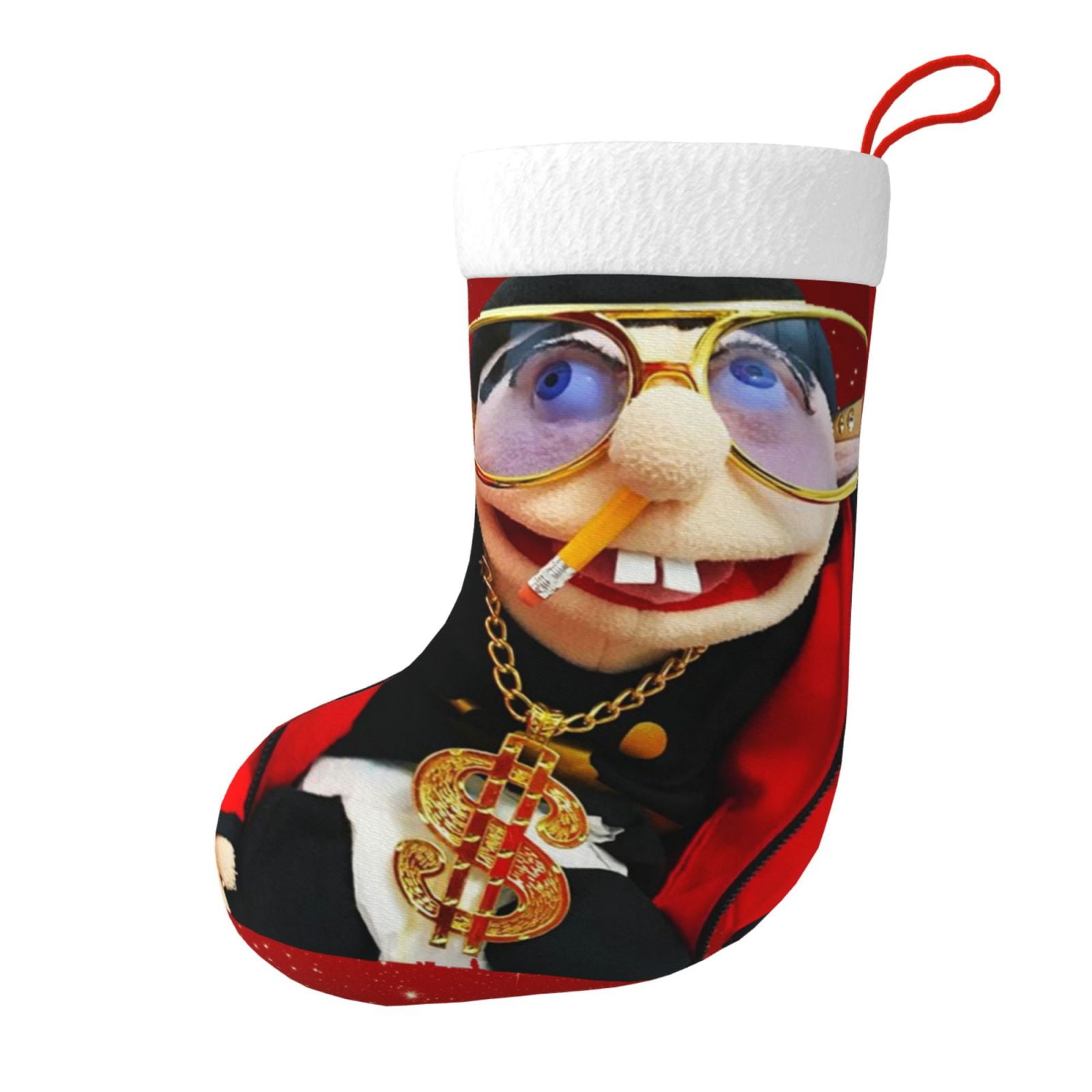 SML Jeffy Rapper Christmas Stocking Xmas Candy Gift Bag Fireplace ...