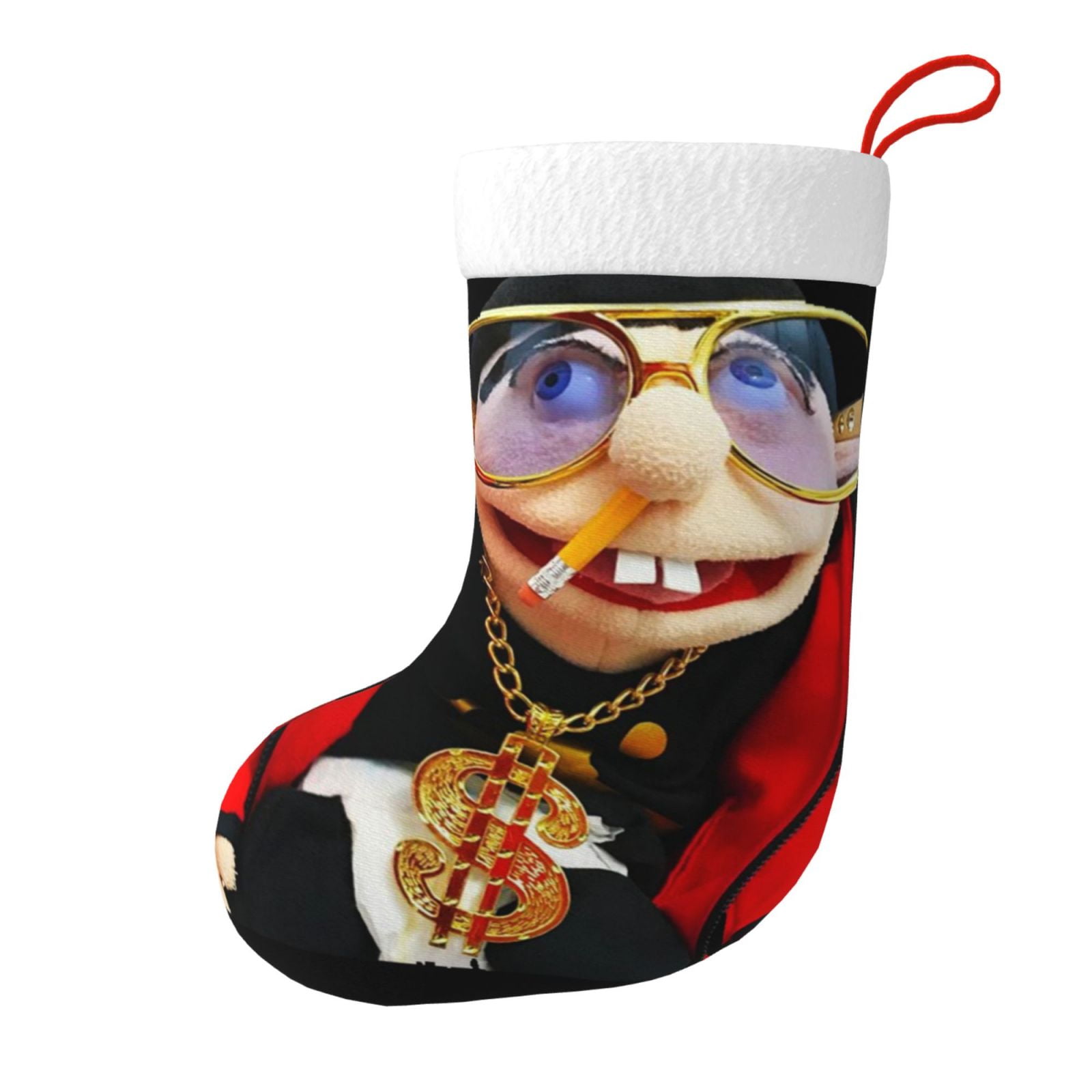 SML Jeffy Rapper Christmas Stocking Xmas Candy Gift Bag Fireplace ...