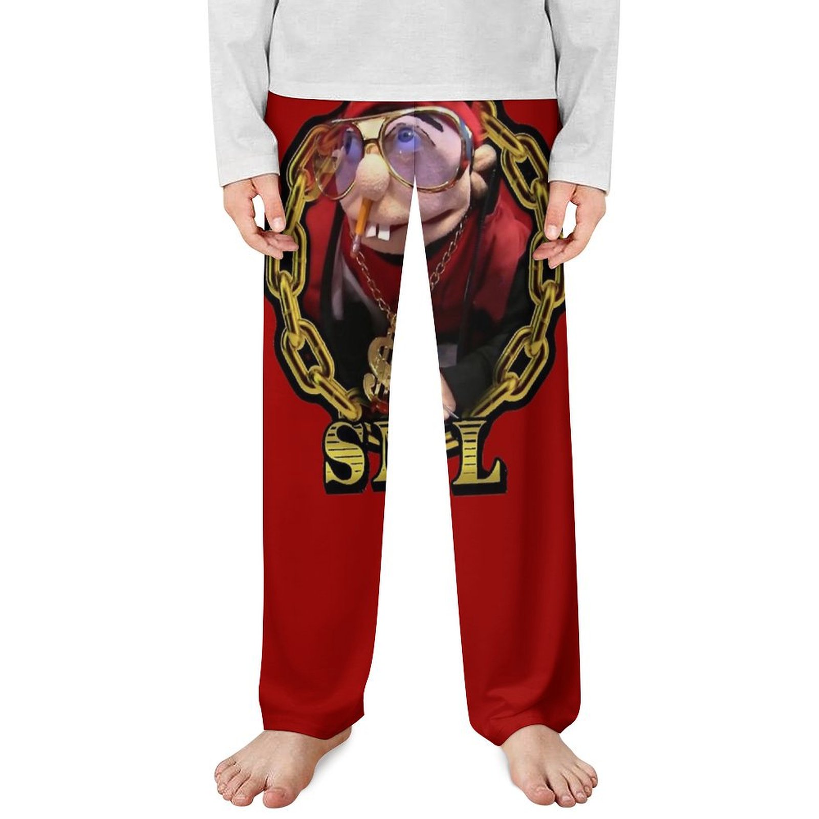 SML Jeffy Rapper Comfy Pajamas For Kids Cozy Lounge Straight Leg Home ...