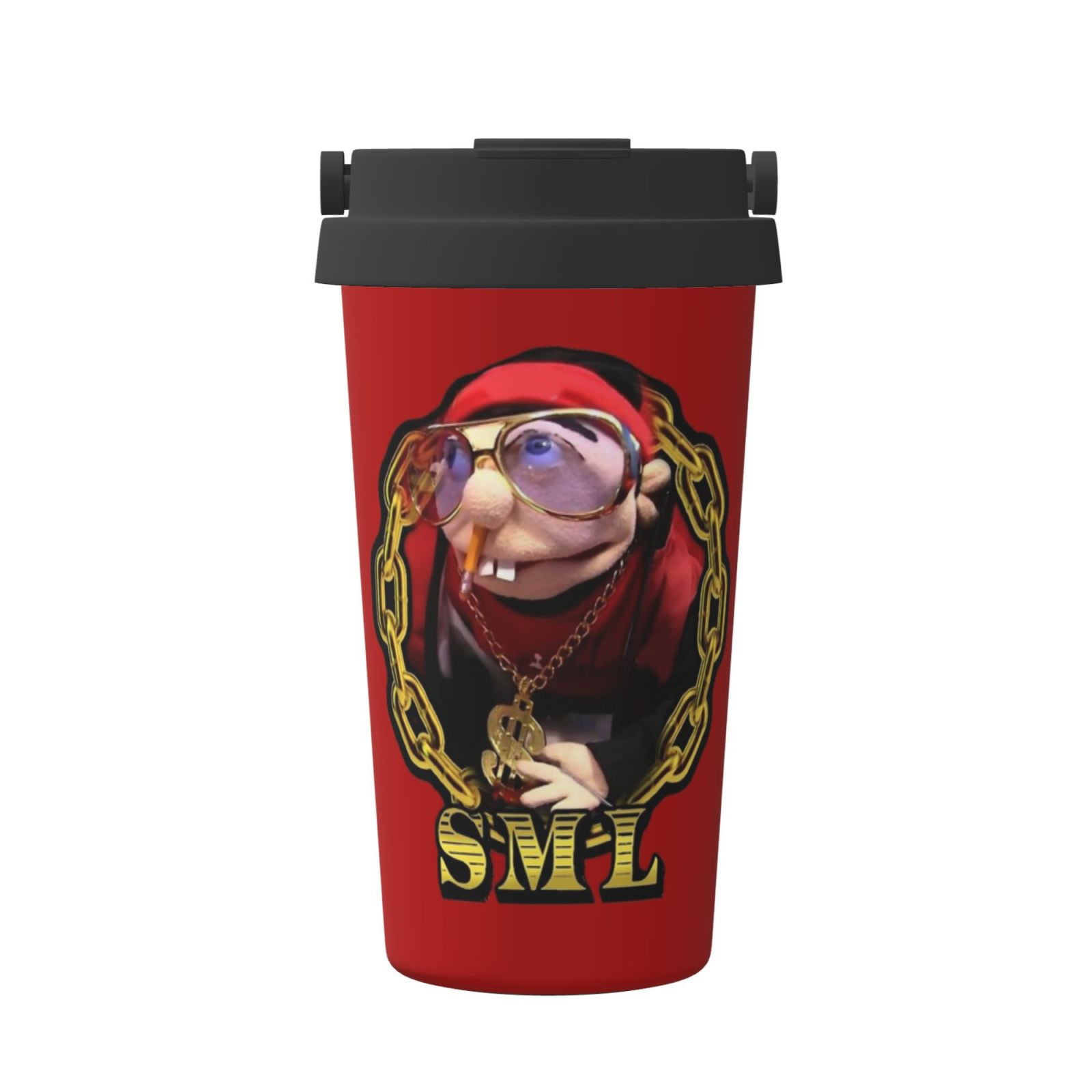 SML Jeffy Rapper Insulated Coffee Mug Portable Thermos Cup Stainless ...