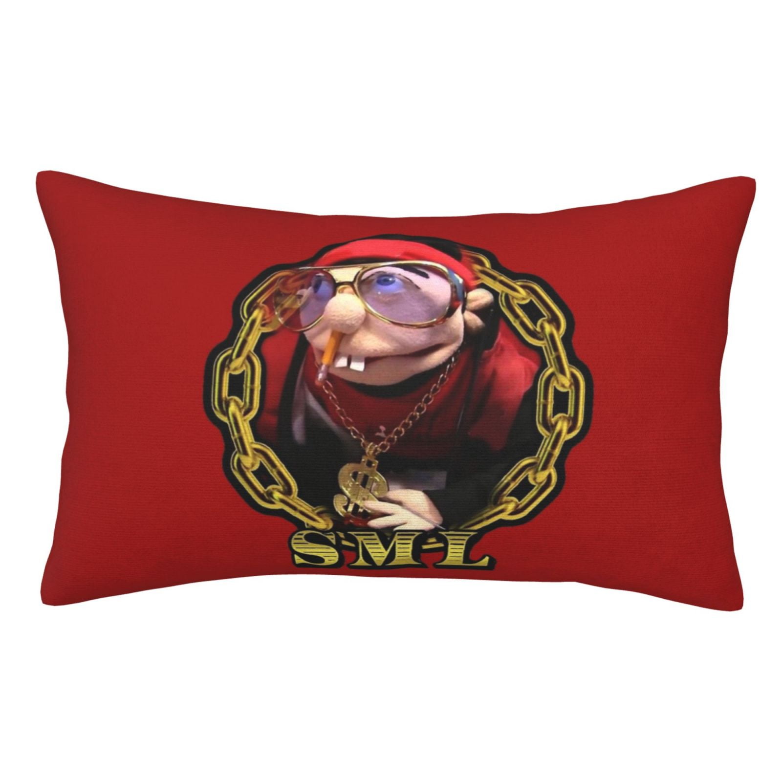 SML Jeffy Rapper Pillowcase Decor Cushion Pillow Covers With Hidden ...