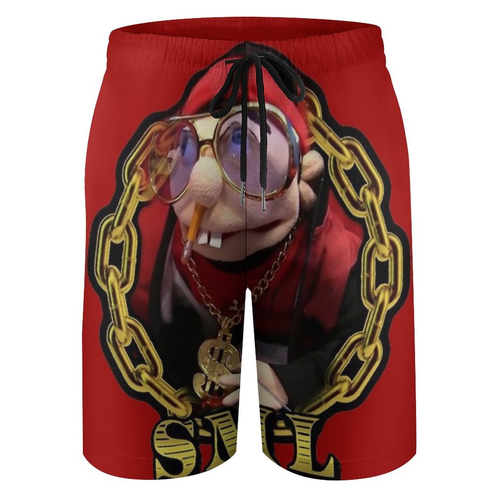 SML Jeffy Rapper Teen Board Shorts Summer Boy's Swim Trunks Drawstring ...