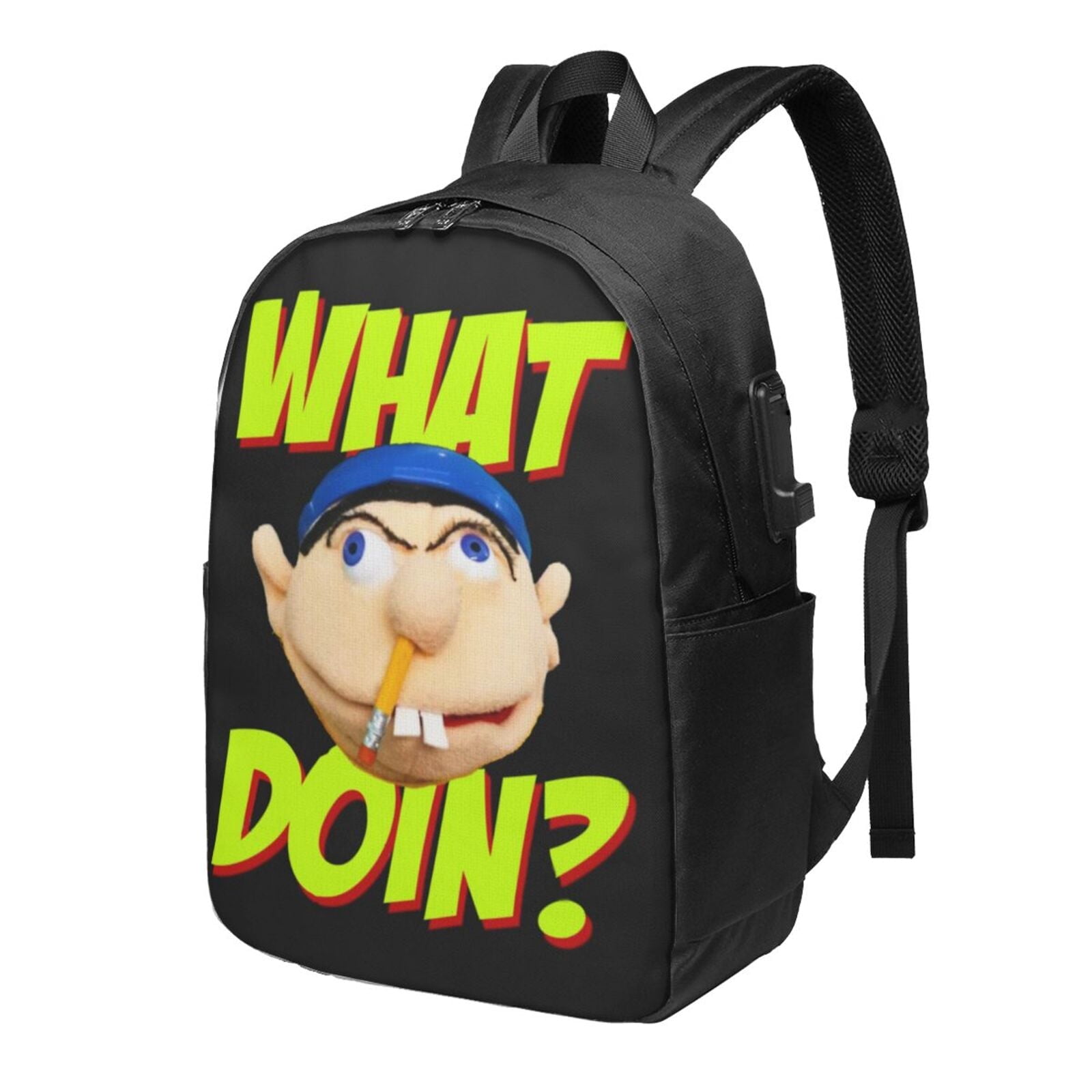 SML Jeffy School Backpack Laptop Bag Unisex Daypack Bookbag Satchel ...