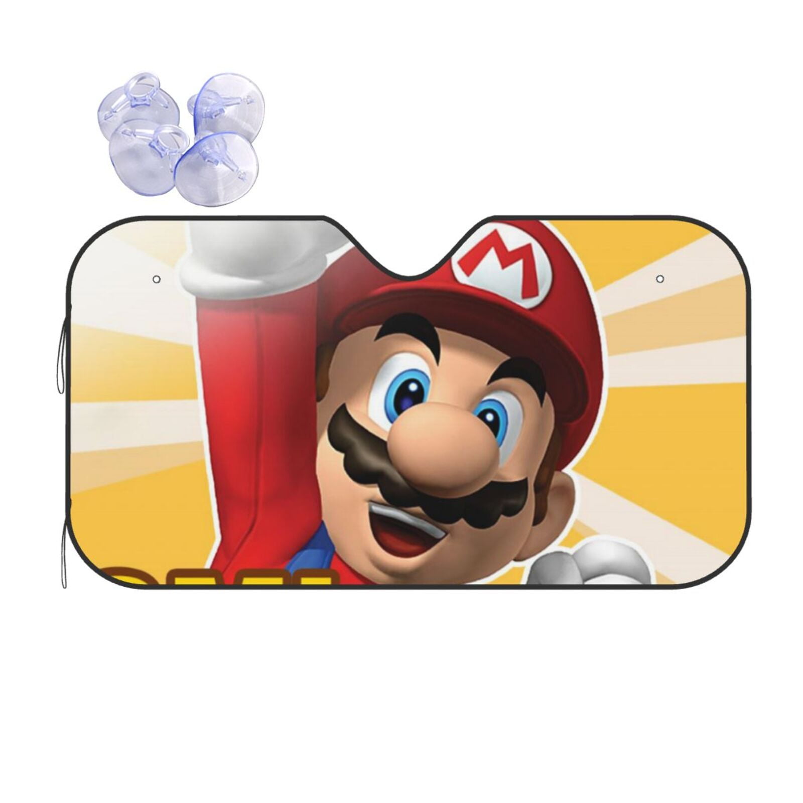 SML Jeffy Super Mario Car Sunshade Automotive Front Window Visor Keep ...