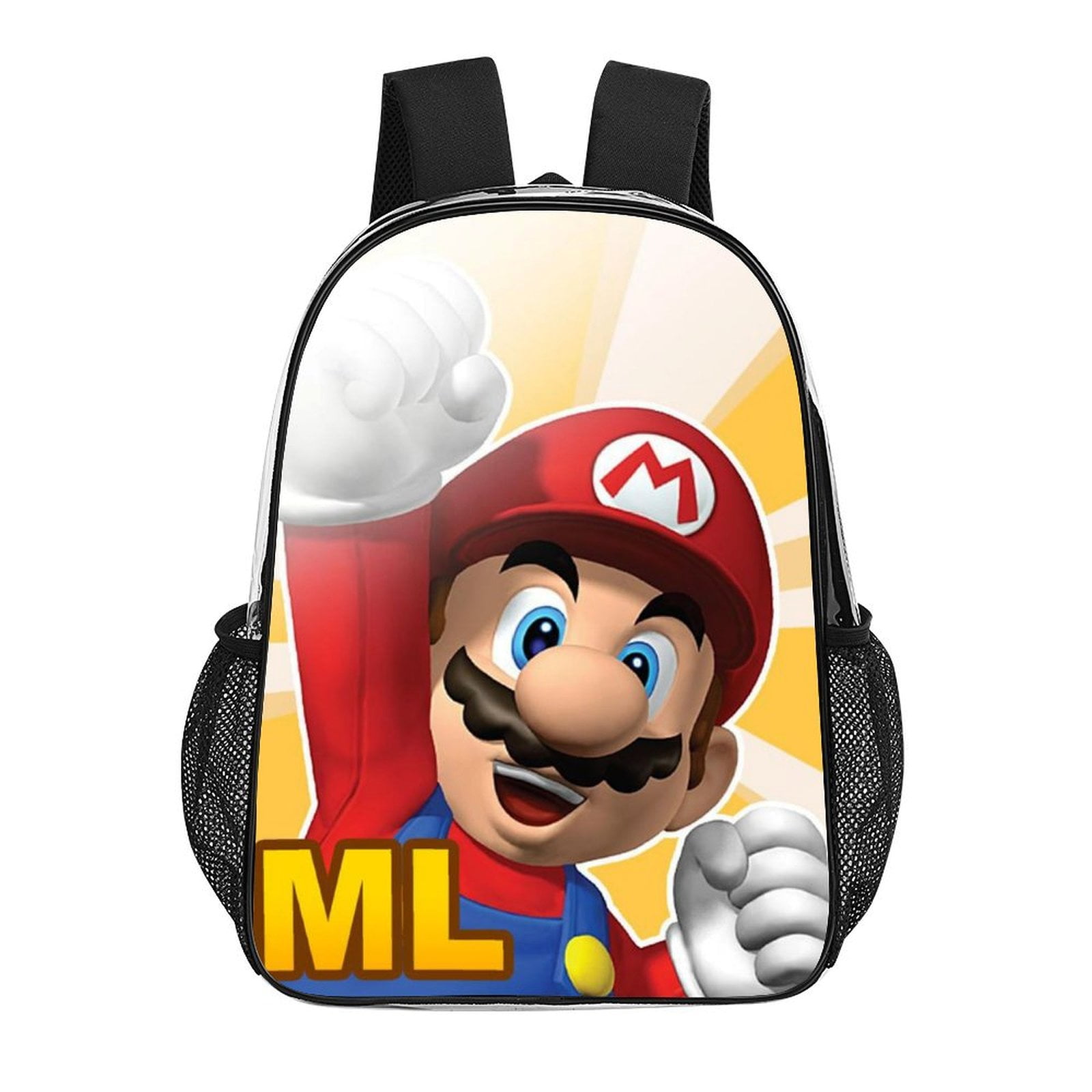 SML Jeffy Super Mario Clear Backpack Laptop Daypack School Bookbag ...