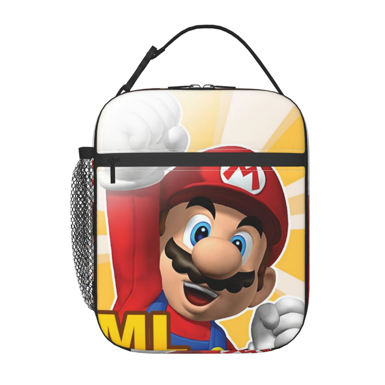 SML Jeffy Super Mario Portable Insulated Lunch Bag Tote Bento Bag ...