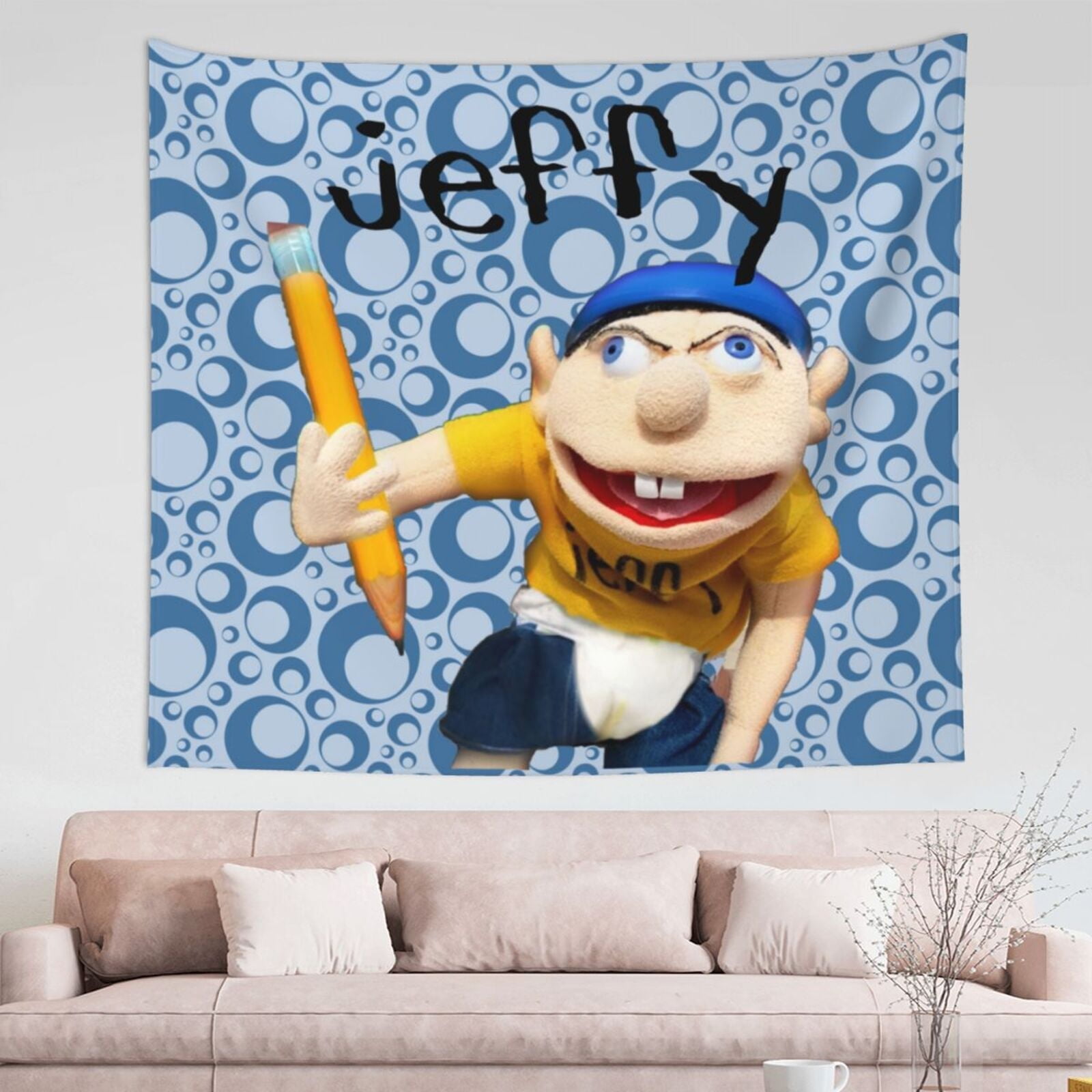 SML Jeffy Symbol Tapestry Decor Luxury Wall Hanging Tapestries For ...