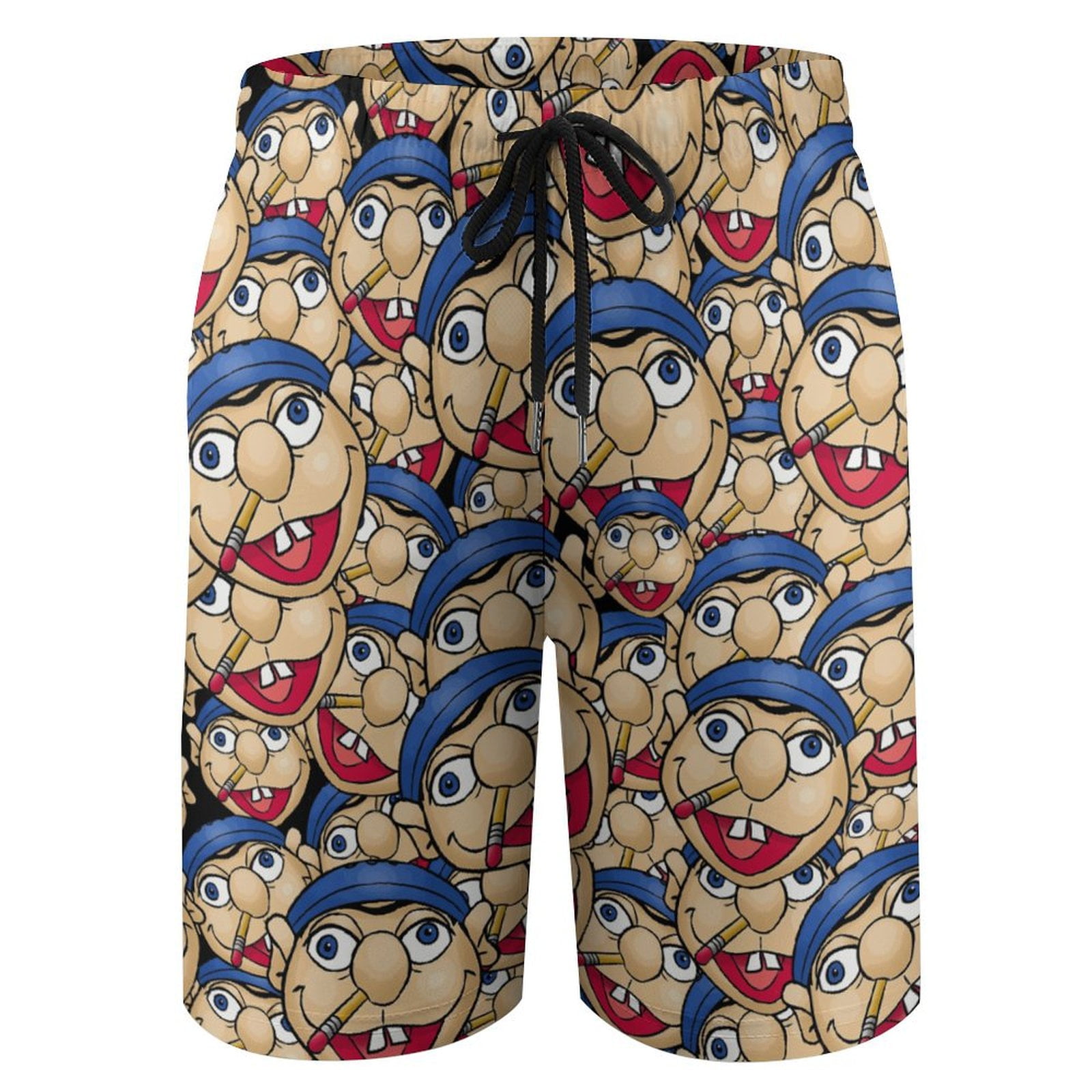 SML Jeffy Teen Board Shorts Summer Boy's Swim Trunks Drawstring Beach ...