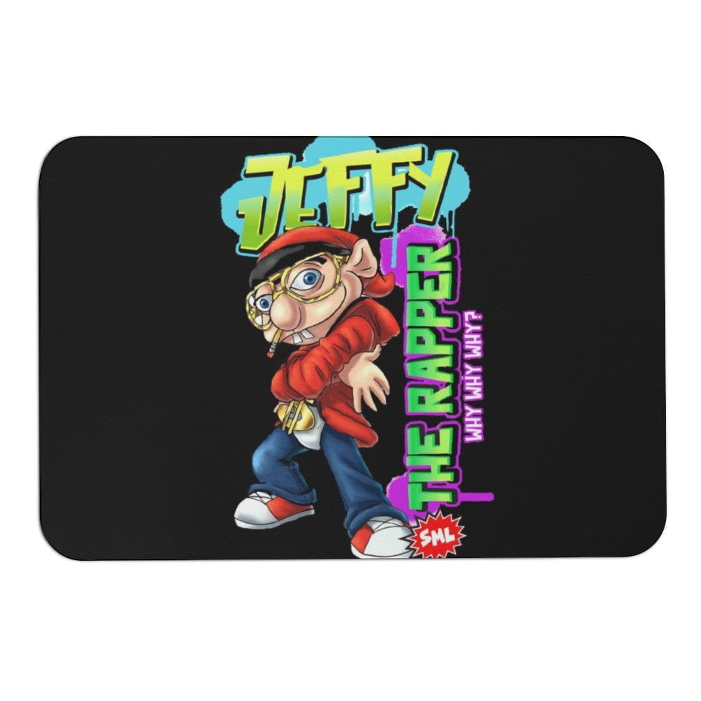 SML Jeffy The Rapper Diatom Mud Mat Non Slip Soft Floor Rugs Doormat ...