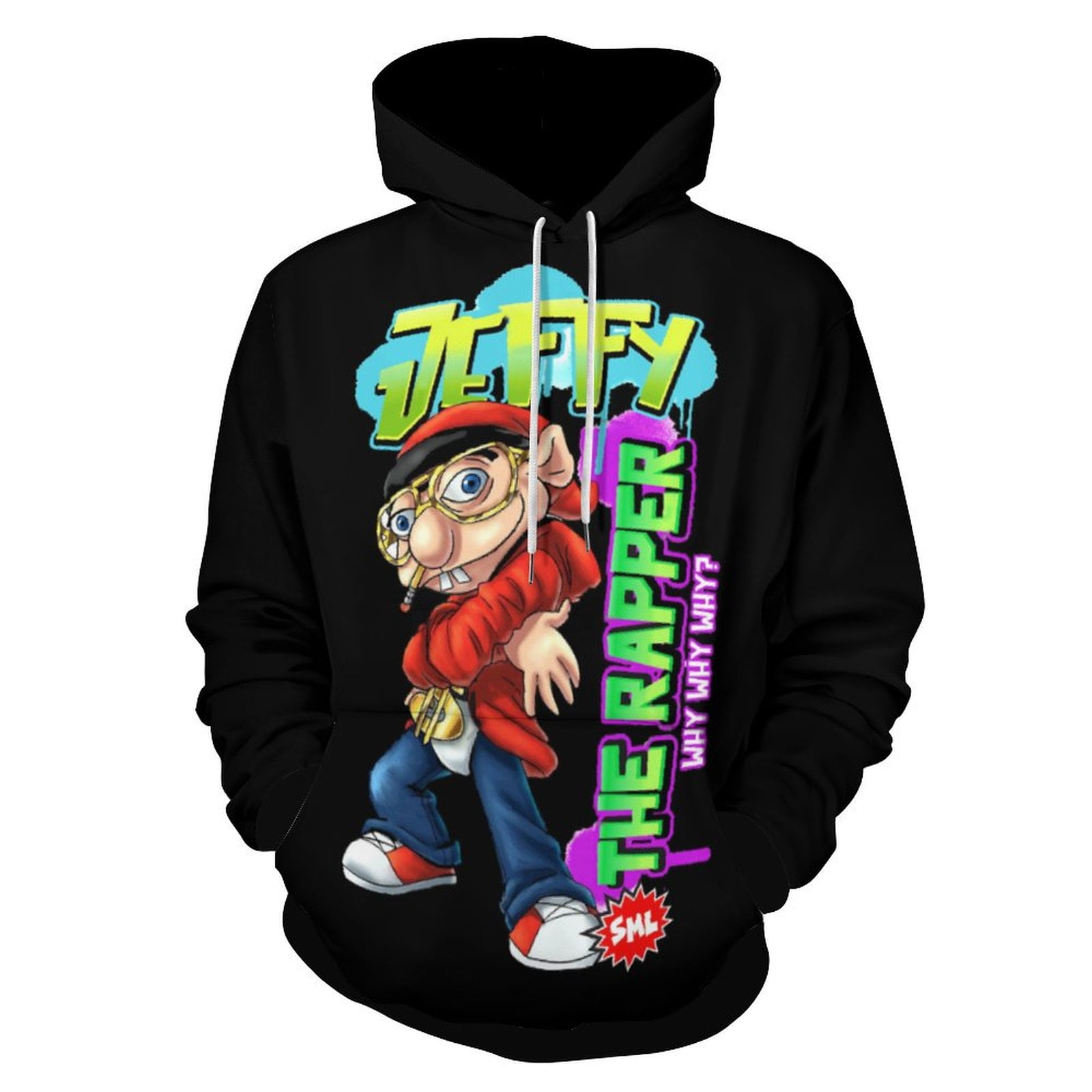 SML Jeffy The Rapper Fashion Sweatshirts Hoodies For Mens And Womens 3D ...