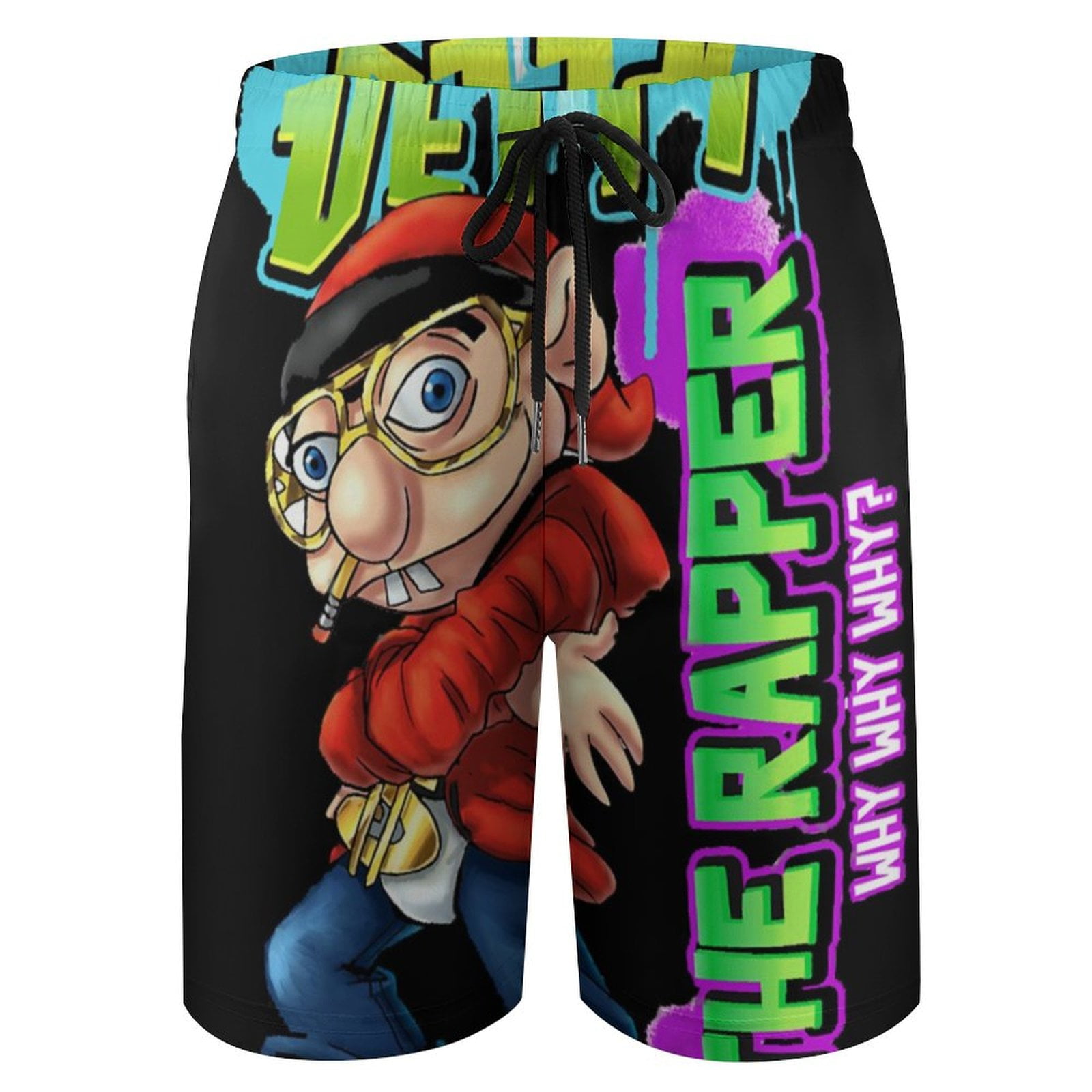 SML Jeffy The Rapper Teen Board Shorts Summer Boy's Swim Trunks ...