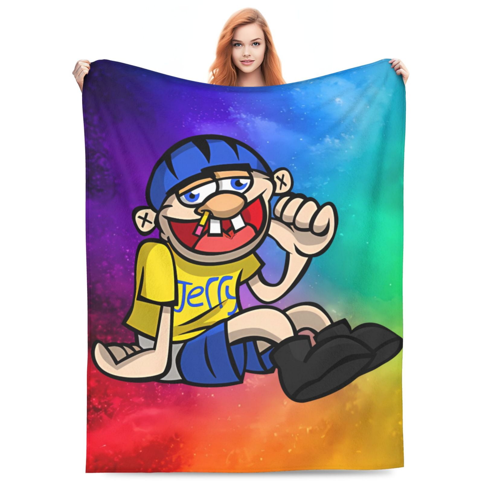 SML Jeffy Throw Blanket Couch Bed Sofa Soft Lightweight Warm Cozy ...