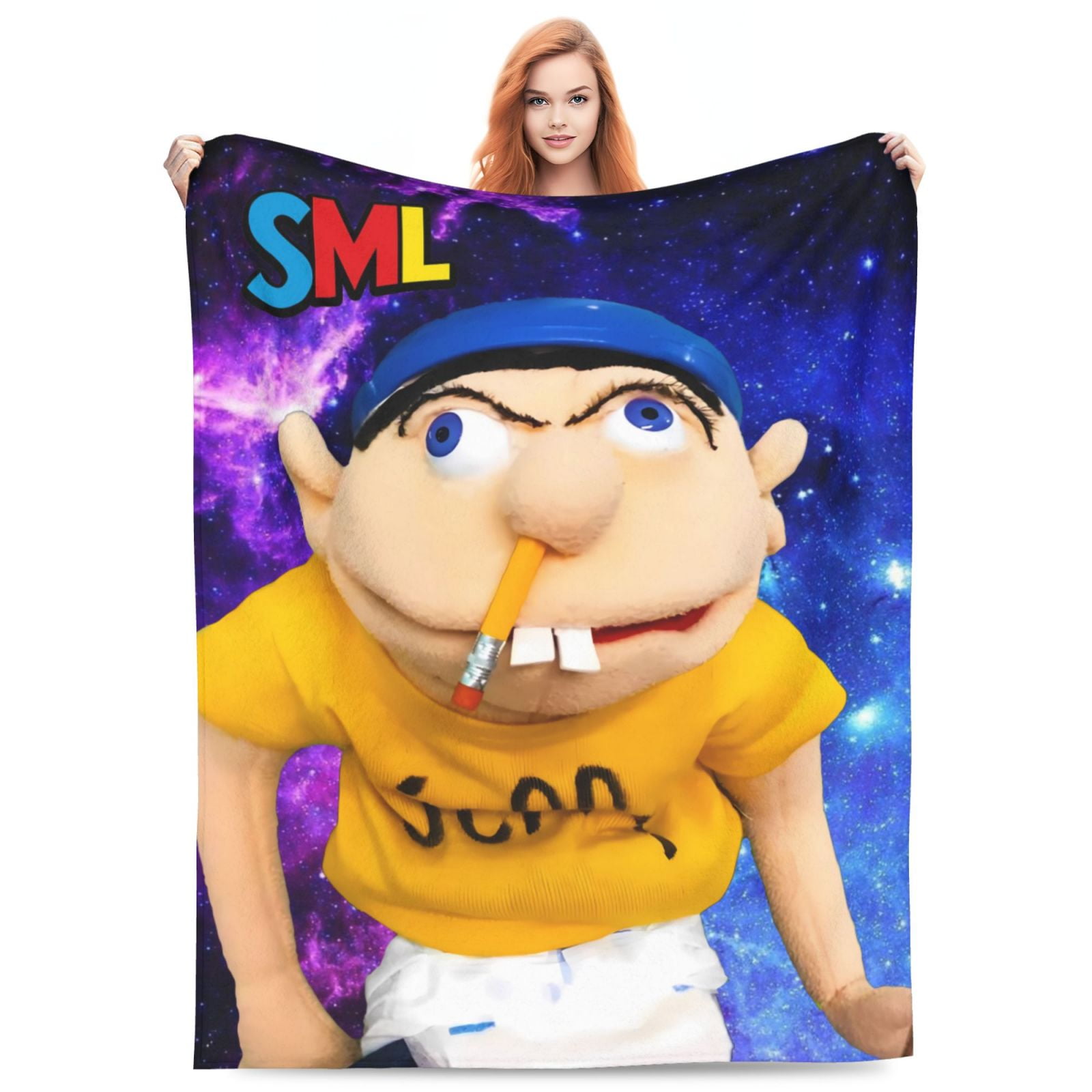 SML Jeffy Throw Blanket Couch Bed Sofa Soft Lightweight Warm Cozy ...