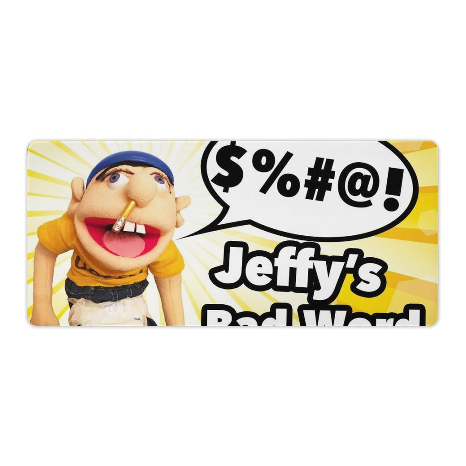 SML Jeffy World Extended Gaming Mouse Pad No-sliped Large Desk Mat ...