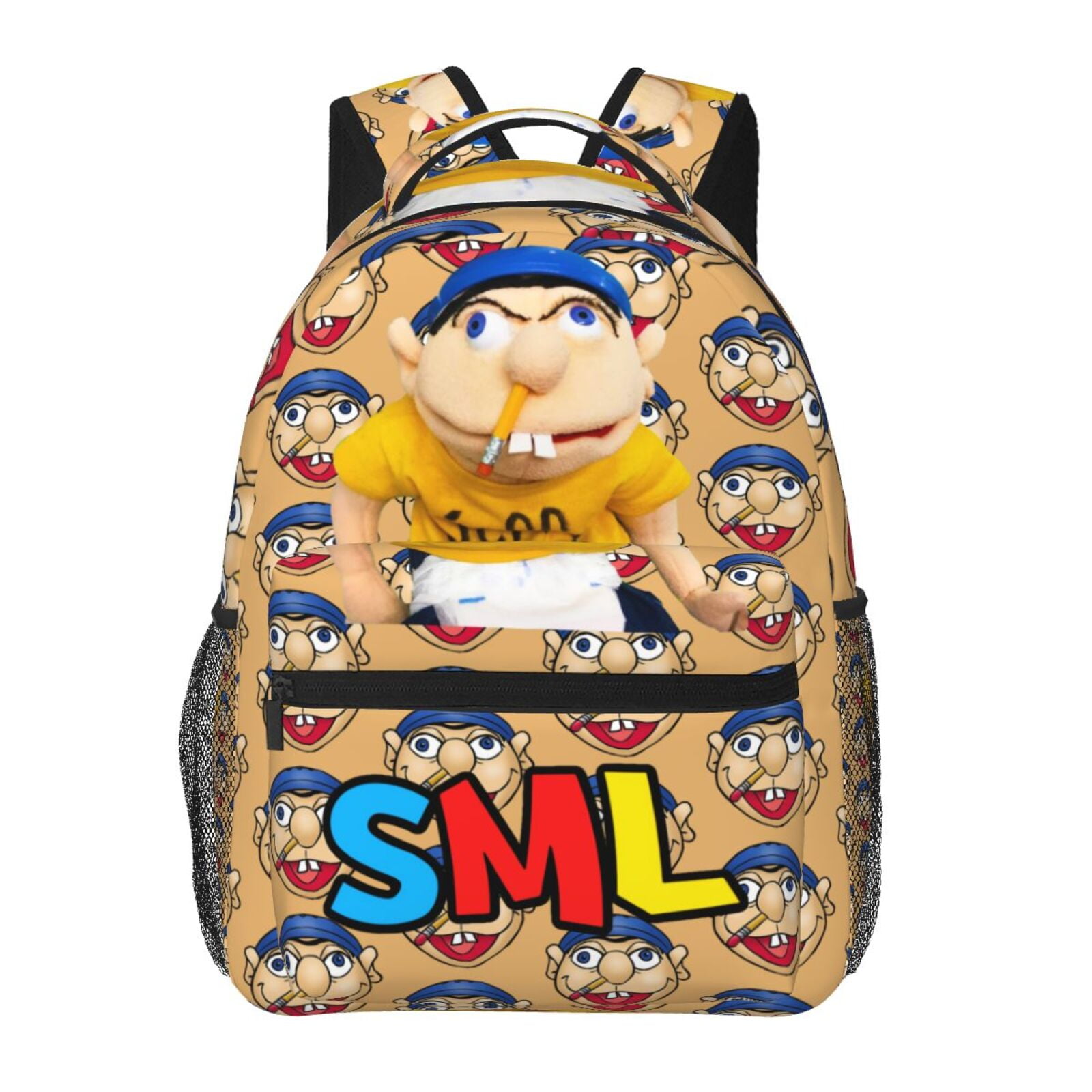 SML Movie Jeffy Adjustable Laptop Backpack School Student Book Bag ...