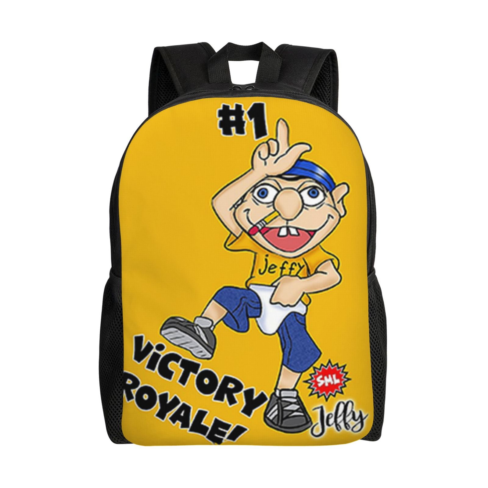 SML Movie Jeffy Backpack Laptop School Bag Student Satchel Lightweight ...